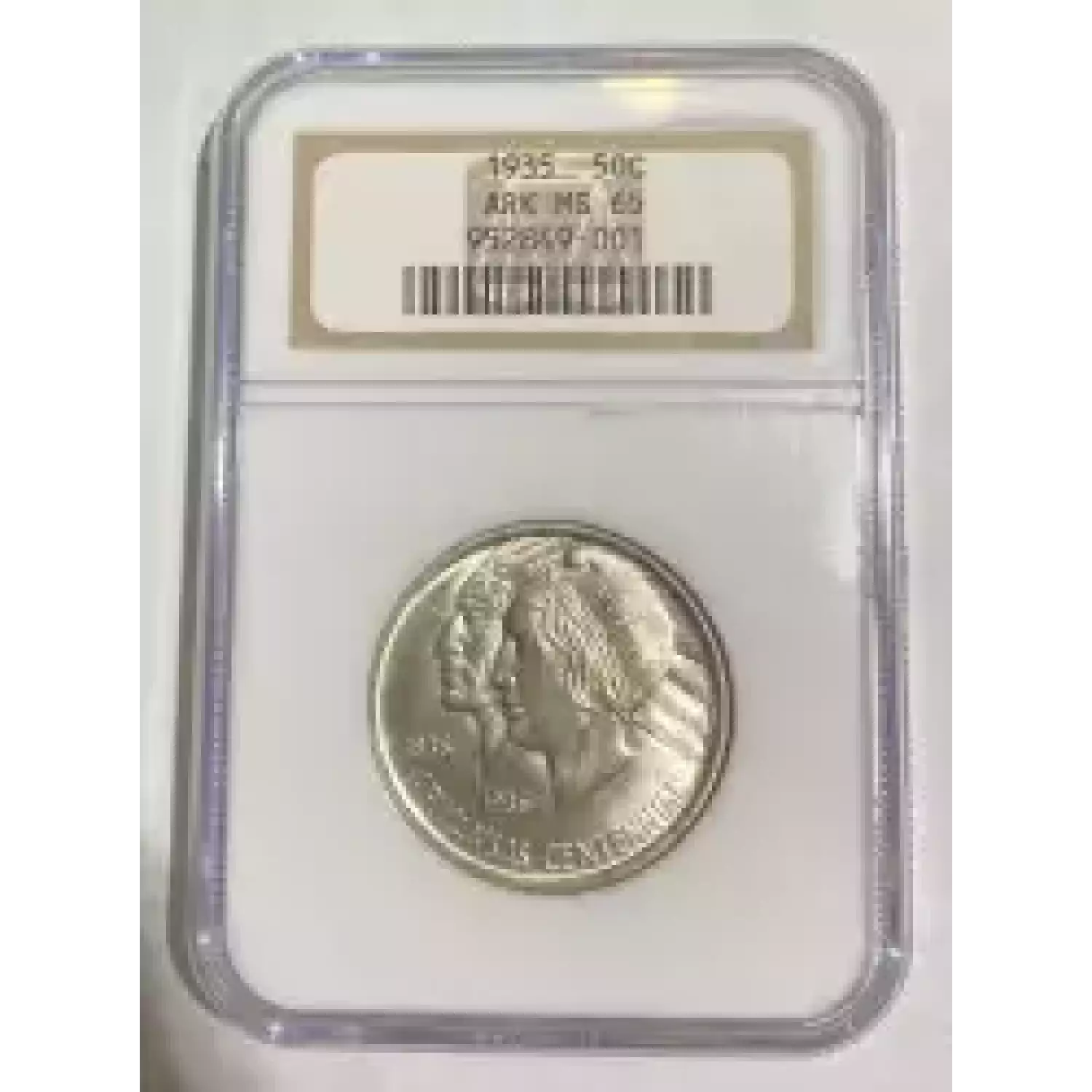 1935 Classic Commemorative Arkansas Centennial NGC MS-65 ARKANSAS - Bob ...
