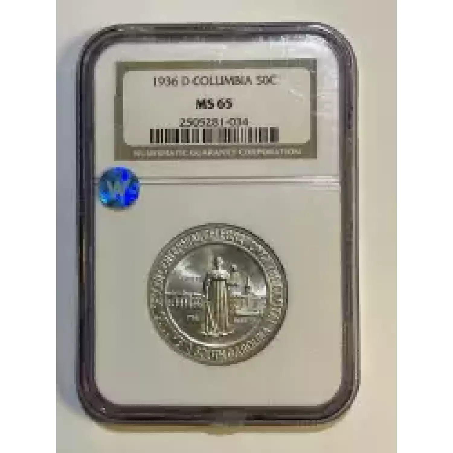 1936-D NGC MS-65 COLUMBIA Classic Commemorative Columbia, South ...