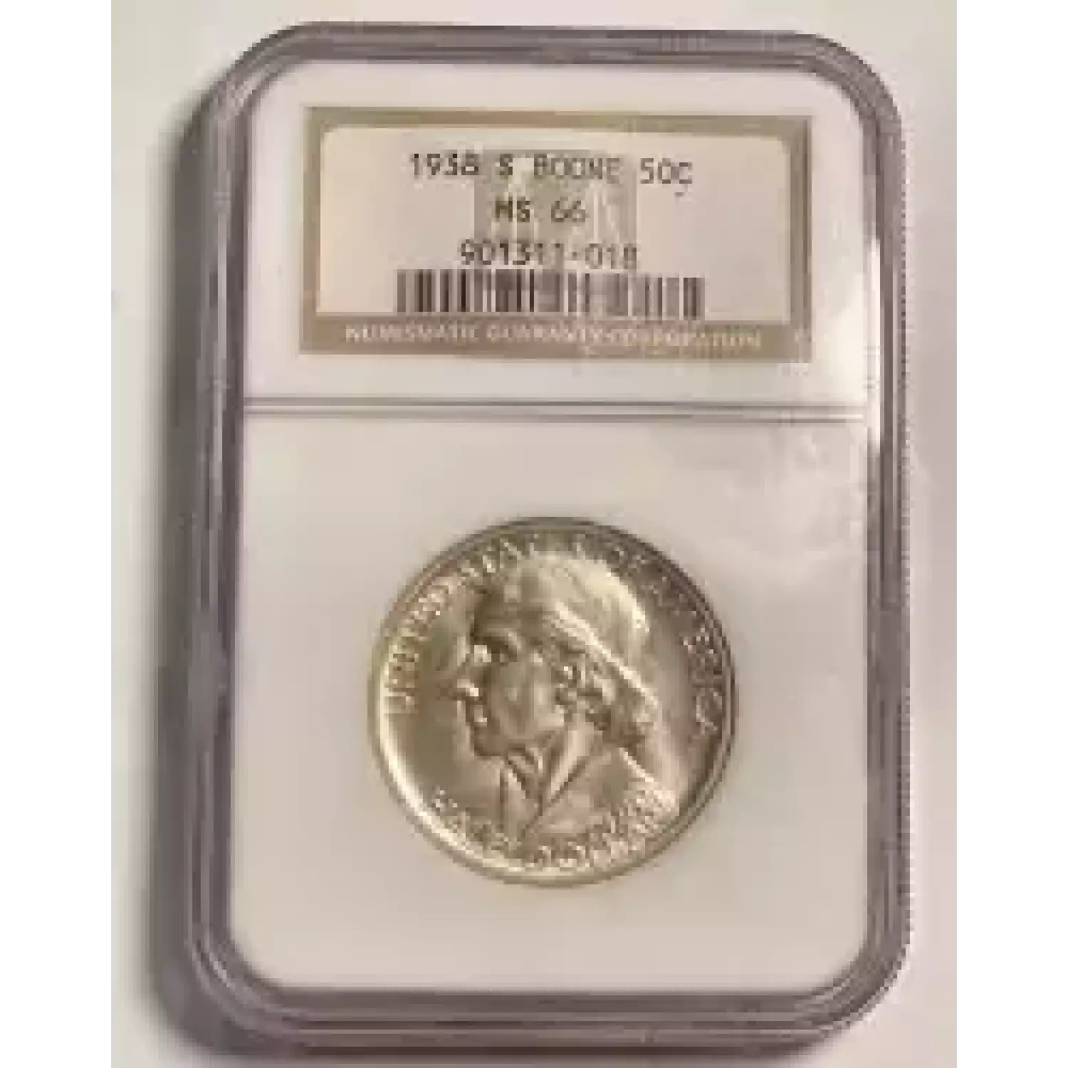1938-S Classic Commemorative Daniel Boone Bicentennial NGC MS-66 BOONE ...