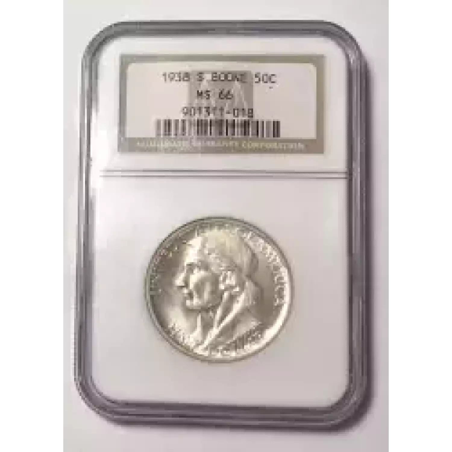 1938-S Classic Commemorative Daniel Boone Bicentennial NGC MS-66 BOONE ...