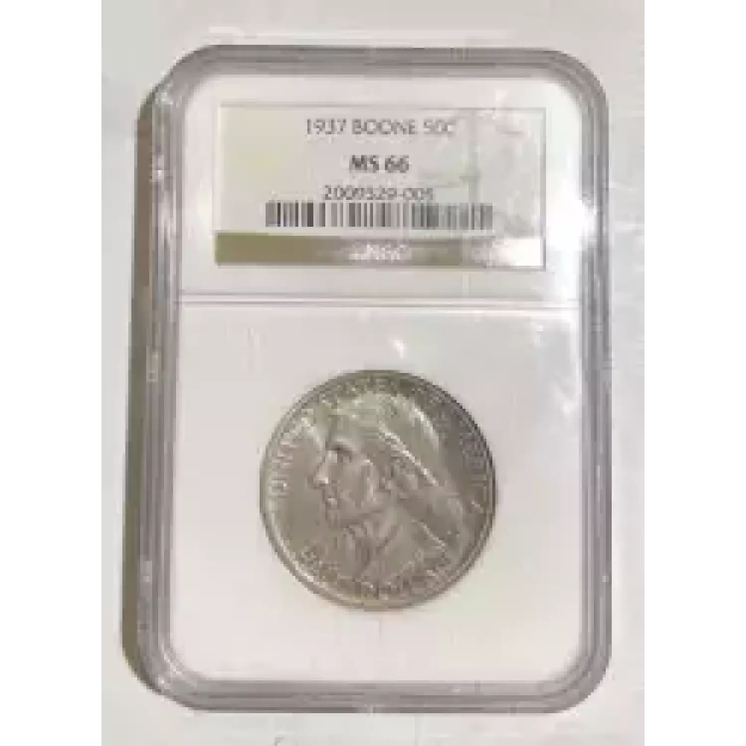 1937 Classic Commemorative Daniel Boone Bicentennial NGC MS-66 BOONE ...