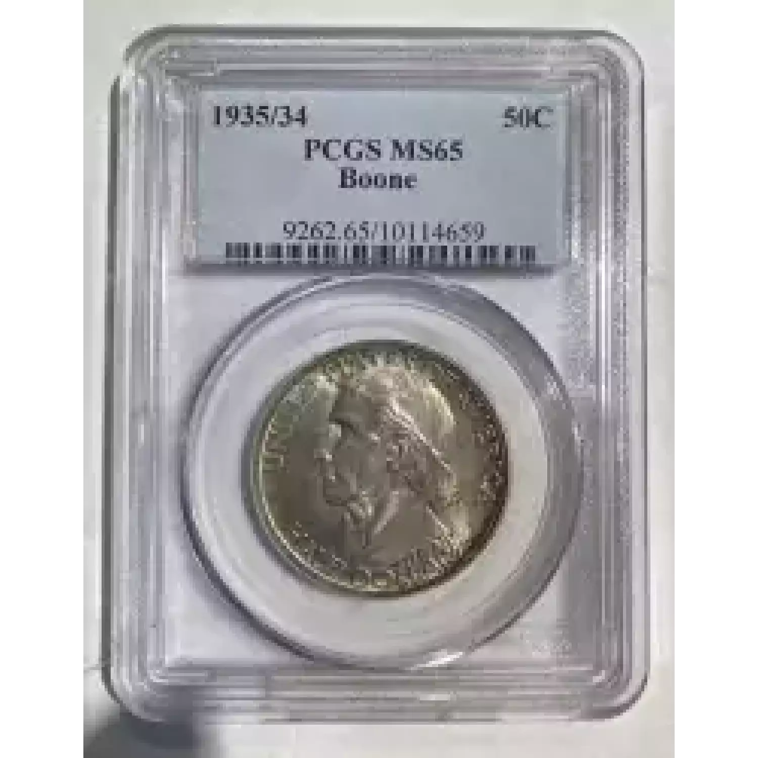 1935 Classic Commemorative Daniel Boone Bicentennial PCGS MS-65 Boone ...