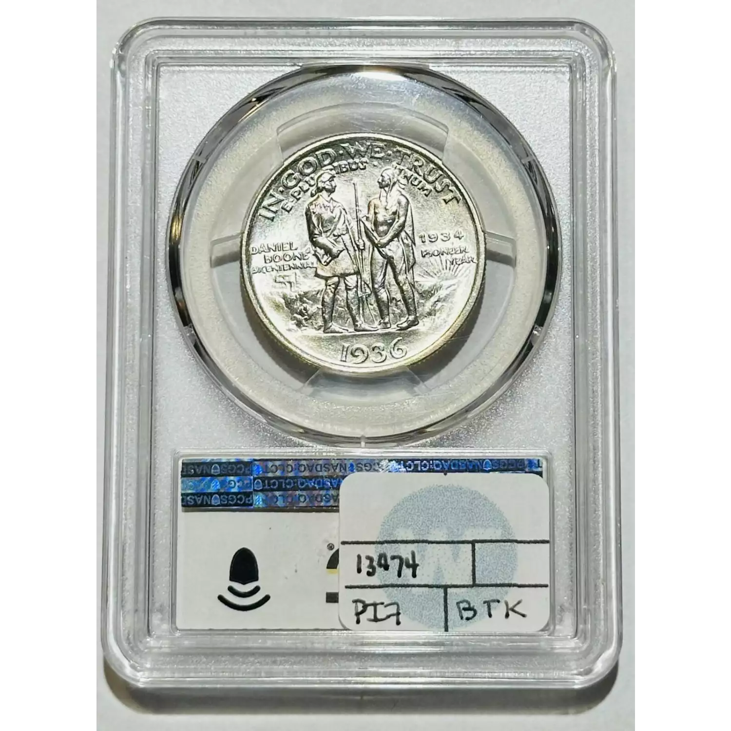 1936 Classic Commemorative Daniel Boone Bicentennial PCGS MS-64 Boone ...