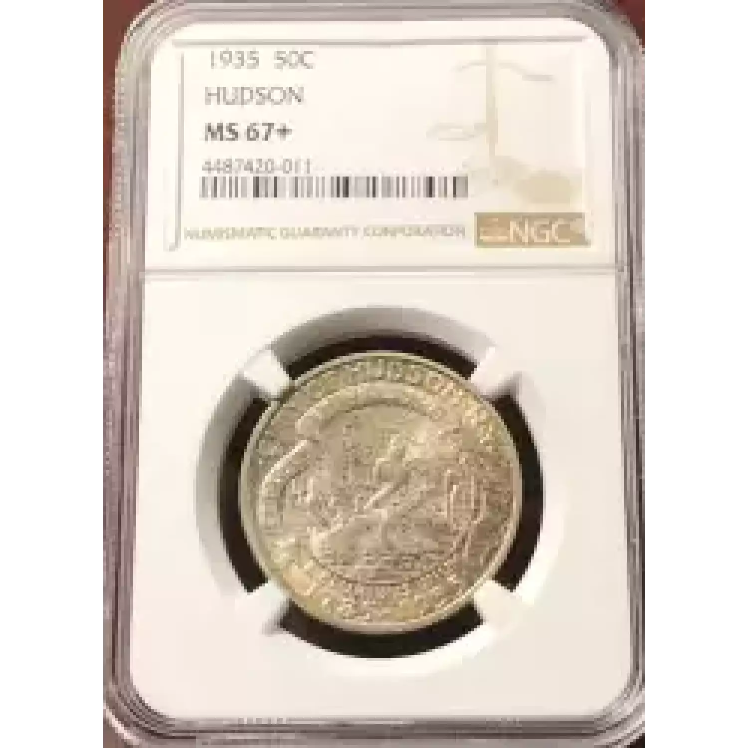 1935 Classic Commemorative Hudson, New York, Sesquicentennial NGC MS-67 ...