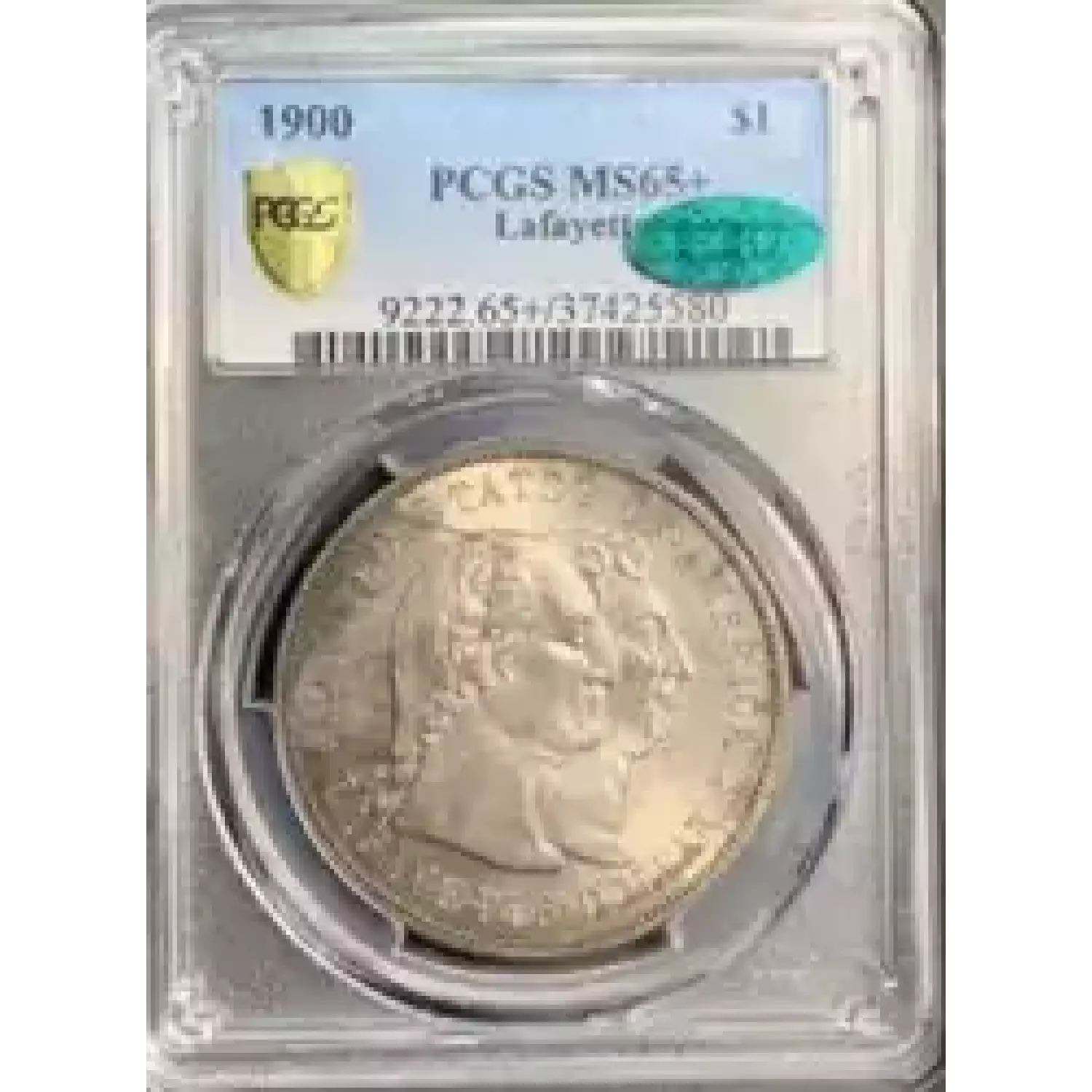 1900 Lafayette Dollar PCGS MS-65+ Lafayette CAC - Bob Paul Rare Coins