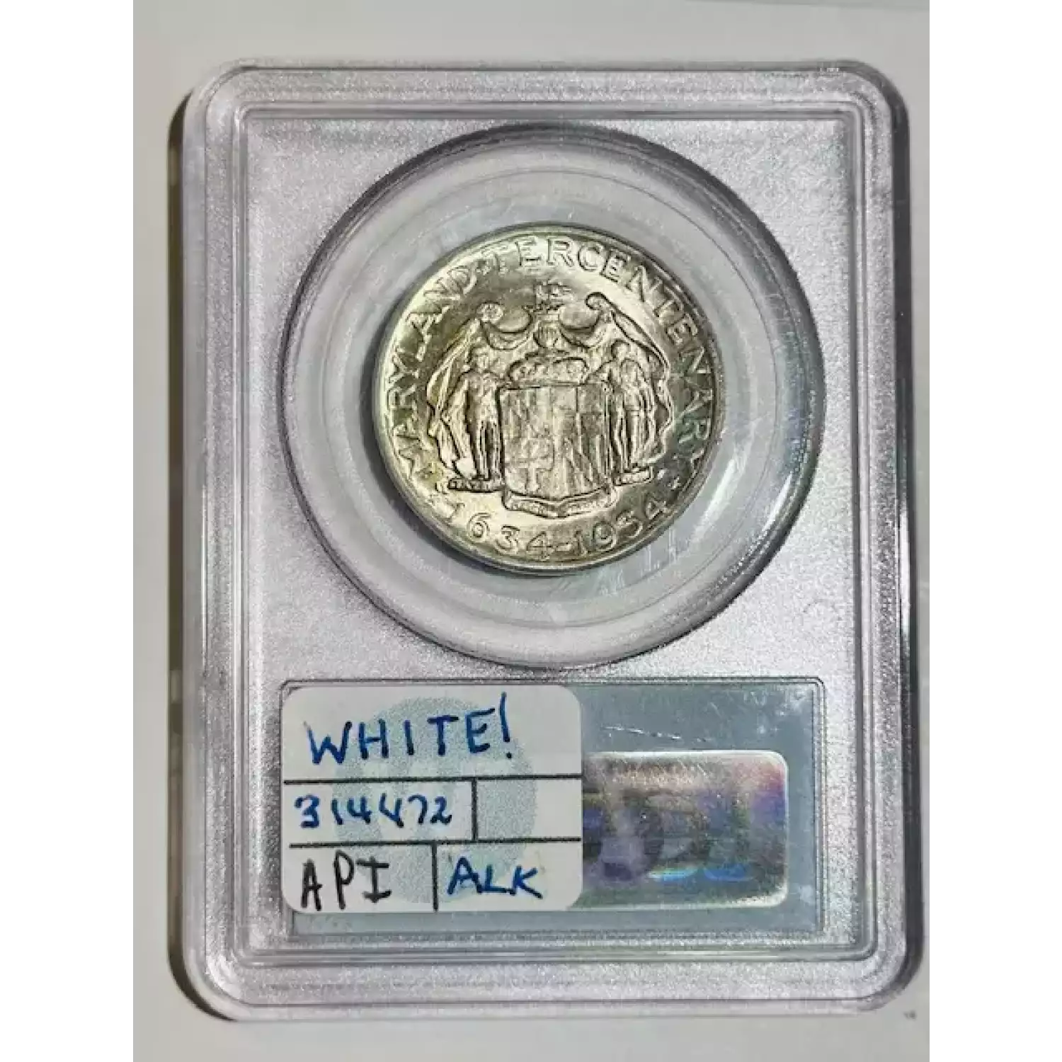 1934 Classic Commemorative Maryland Tercentenary PCGS MS-66 Maryland ...