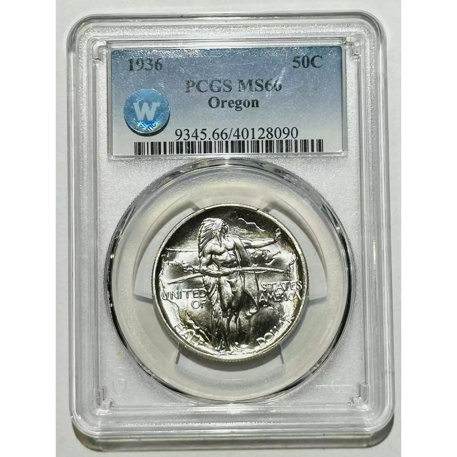 1936 Classic Commemorative Oregon Trail Memorial PCGS MS-66 Oregon Sight White - Bob Paul Rare Coins