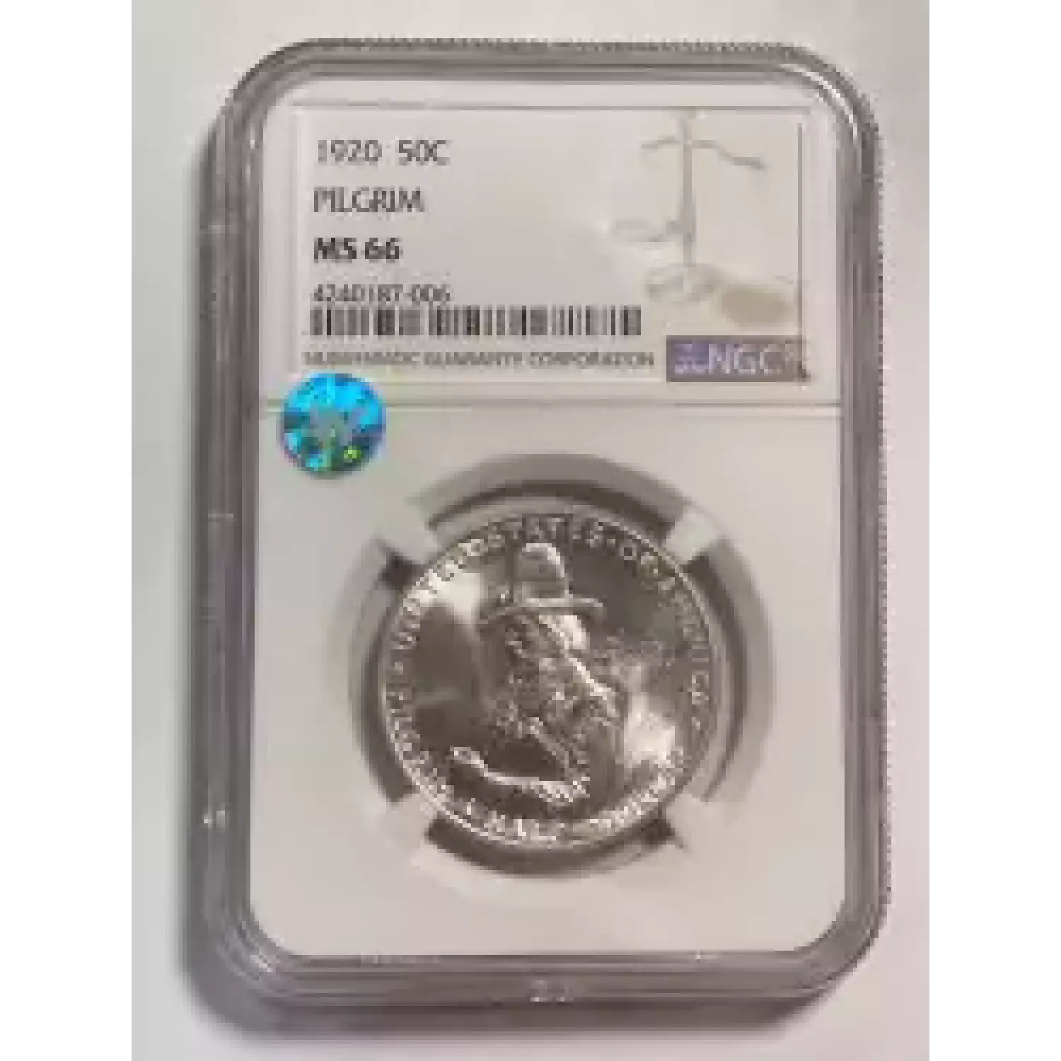 1920 Classic Commemorative Pilgrim Tercentenary NGC MS-66 PILGRIM Sight ...