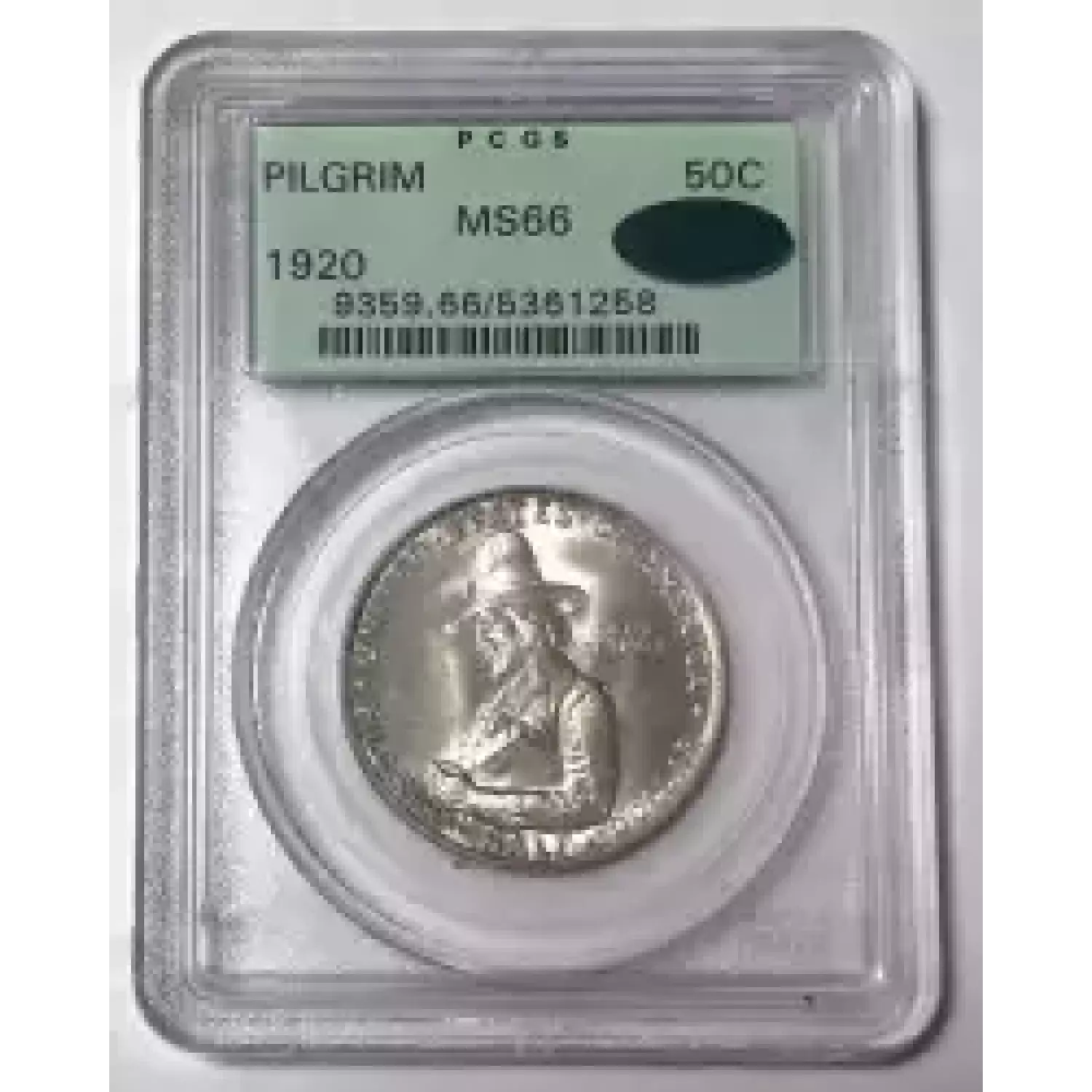 1920 Classic Commemorative Pilgrim Tercentenary PCGS MS-66 Pilgrim CAC ...