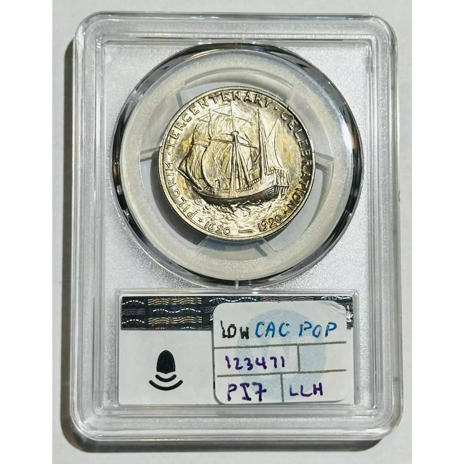 1920 Classic Commemorative Pilgrim Tercentenary PCGS MS-64 Pilgrim CAC ...
