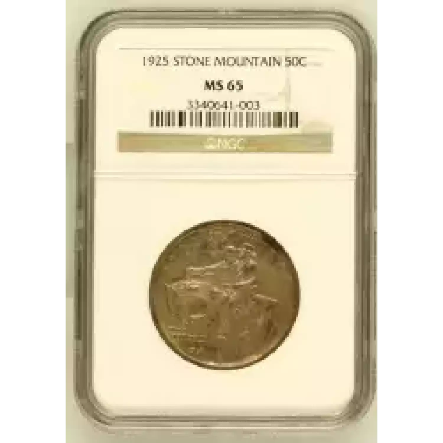 1925 Classic Commemorative Stone Mountain Memorial NGC MS-65 STONE MOUNTAIN - Bob Paul Rare Coins