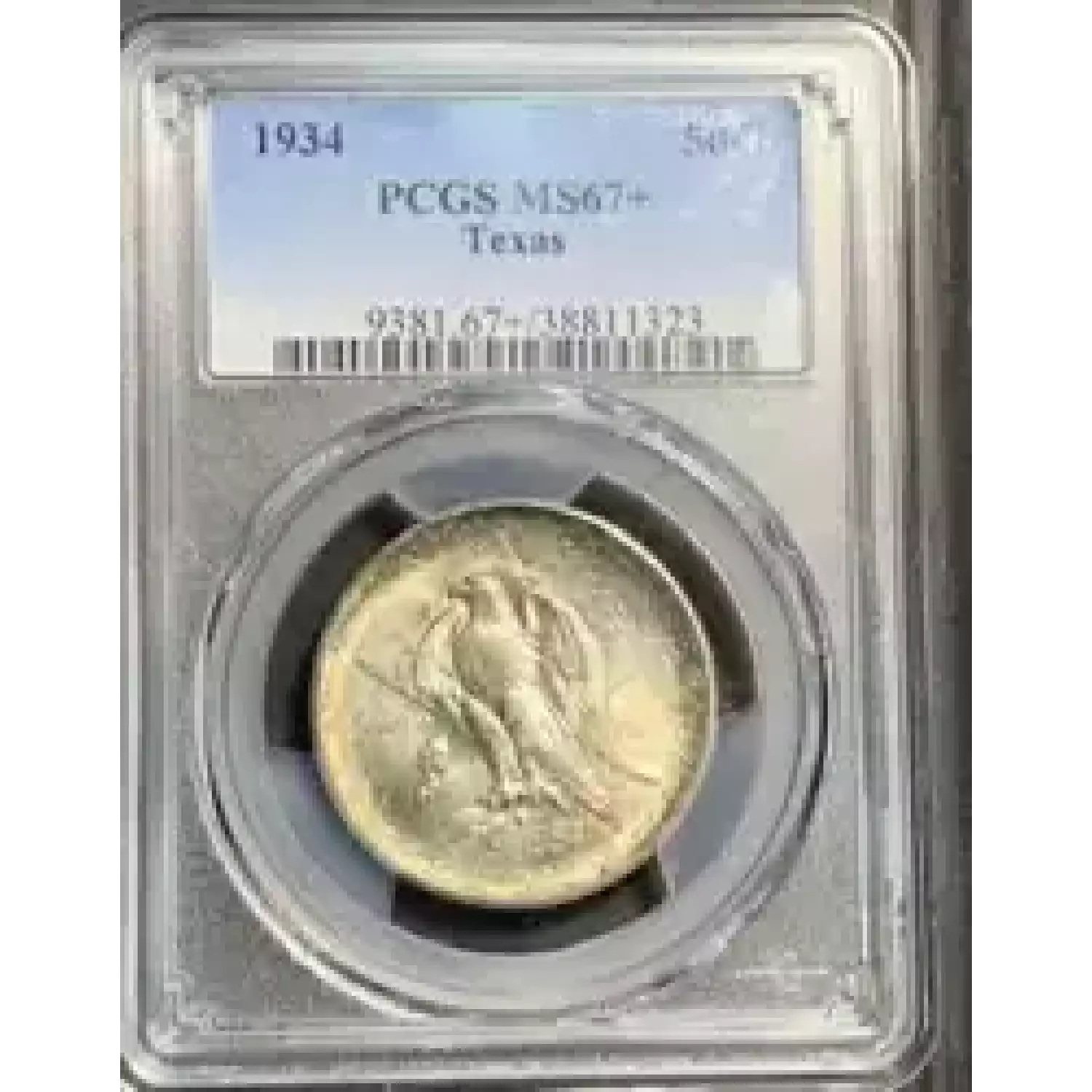 1934 Classic Commemorative Texas Independence Centennial PCGS MS-67 ...