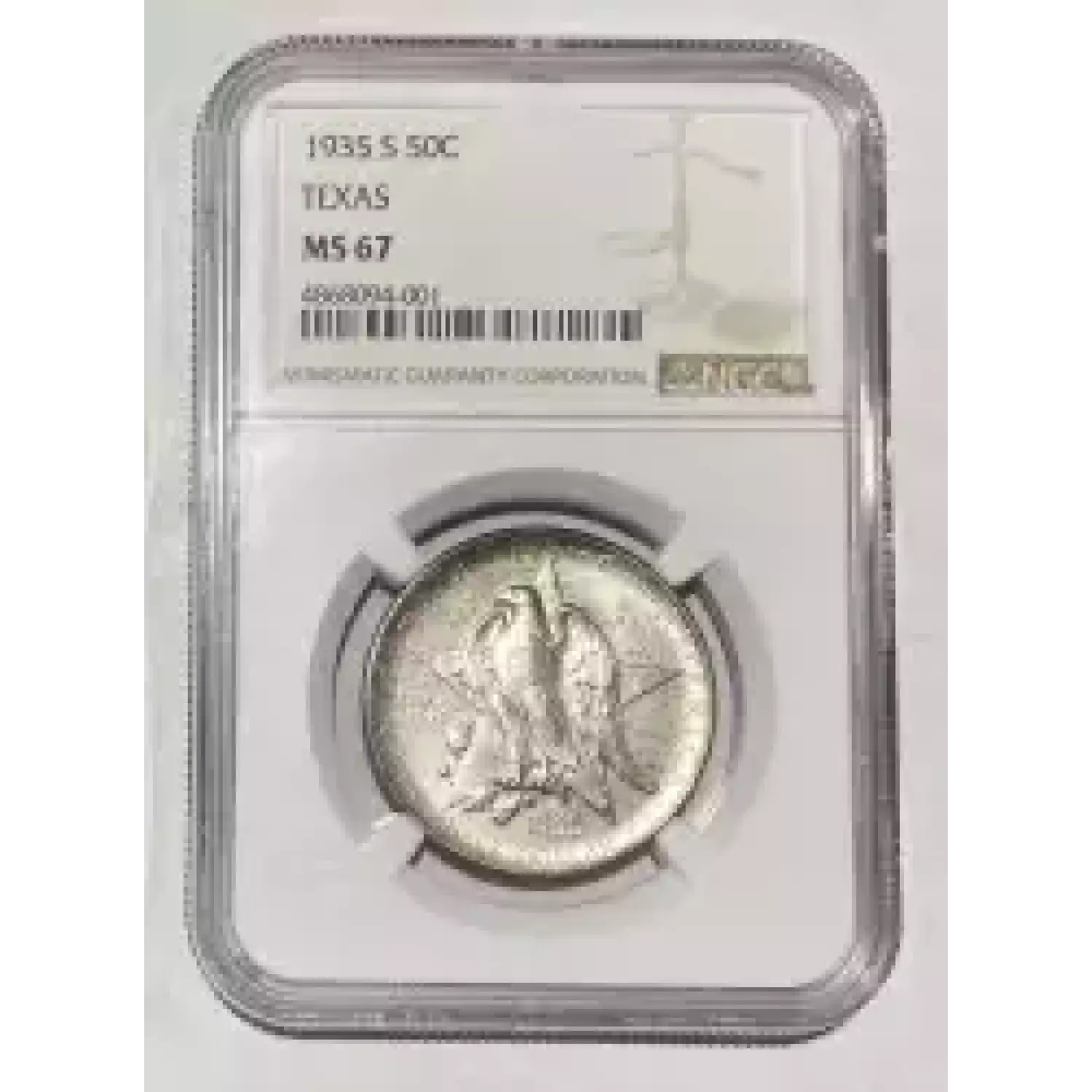 1935-S Classic Commemorative Texas Independence Centennial NGC MS-67 ...