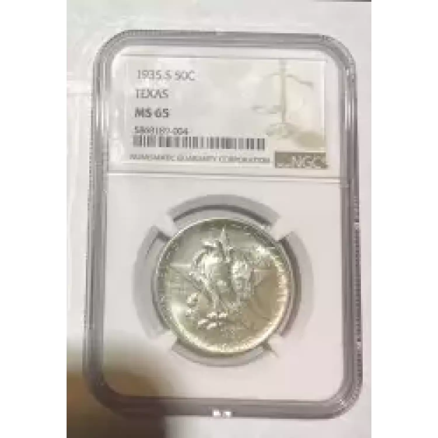 1935-S Classic Commemorative Texas Independence Centennial NGC MS-65 ...
