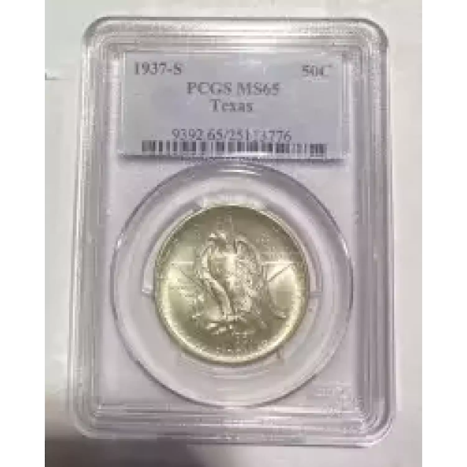 1937-S Classic Commemorative Texas Independence Centennial PCGS MS-65 ...
