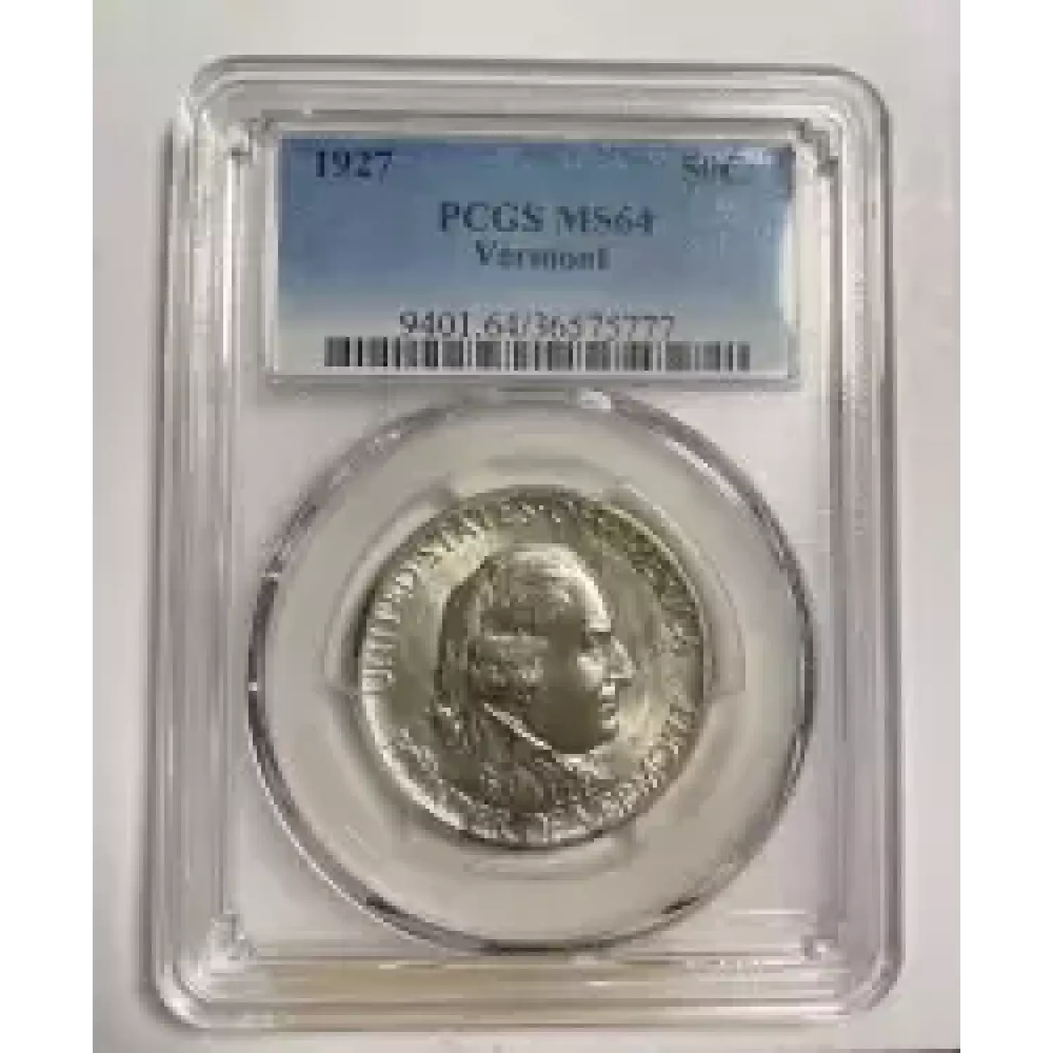 1927 Vermont Commem PCGS MS-64 Vermont - Bob Paul Rare Coins