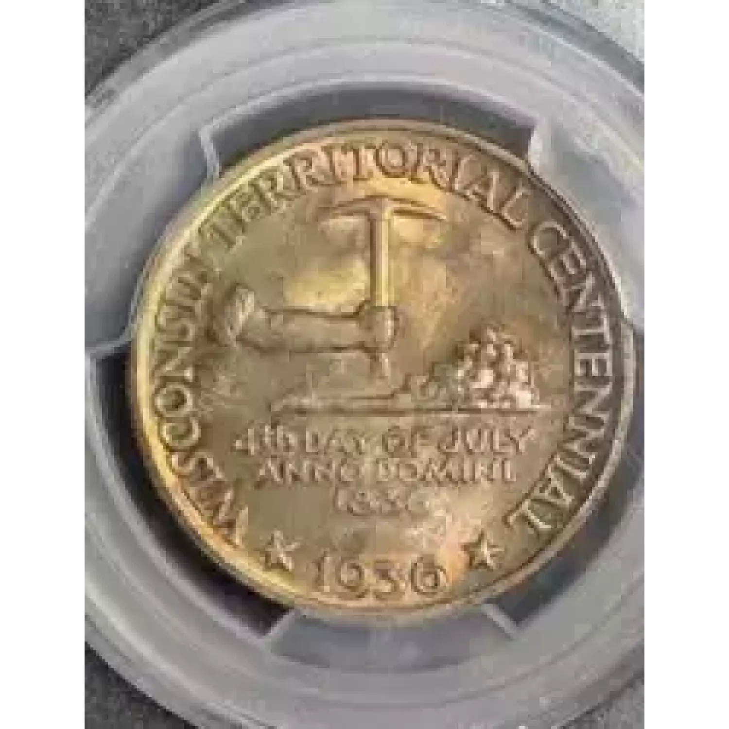 1936 Classic Commemorative Wisconsin Territorial Centennial PCGS MS-68 ...