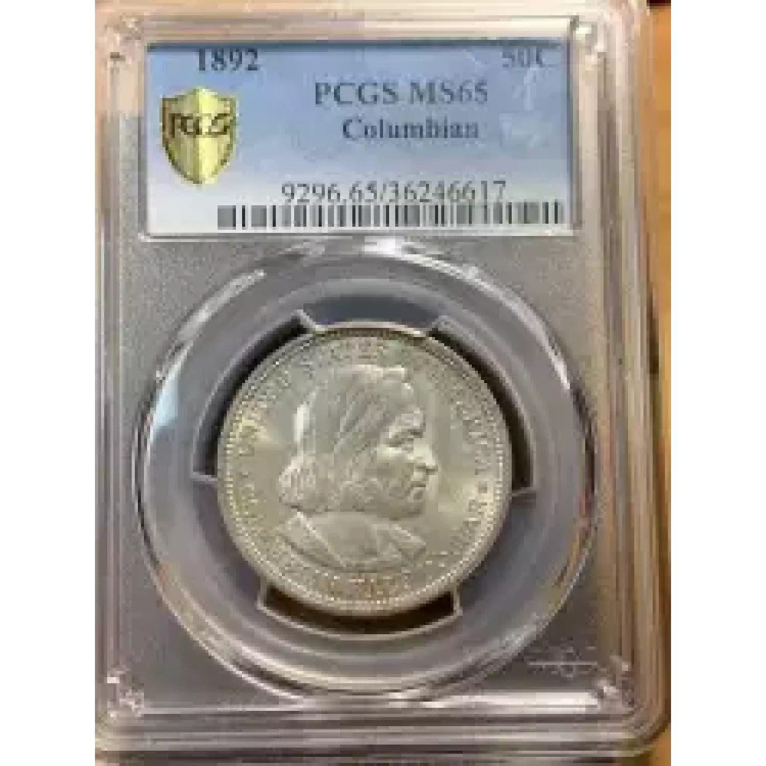 1892 Classic Commemorative World's Columbian Exposition Half Dollar ...