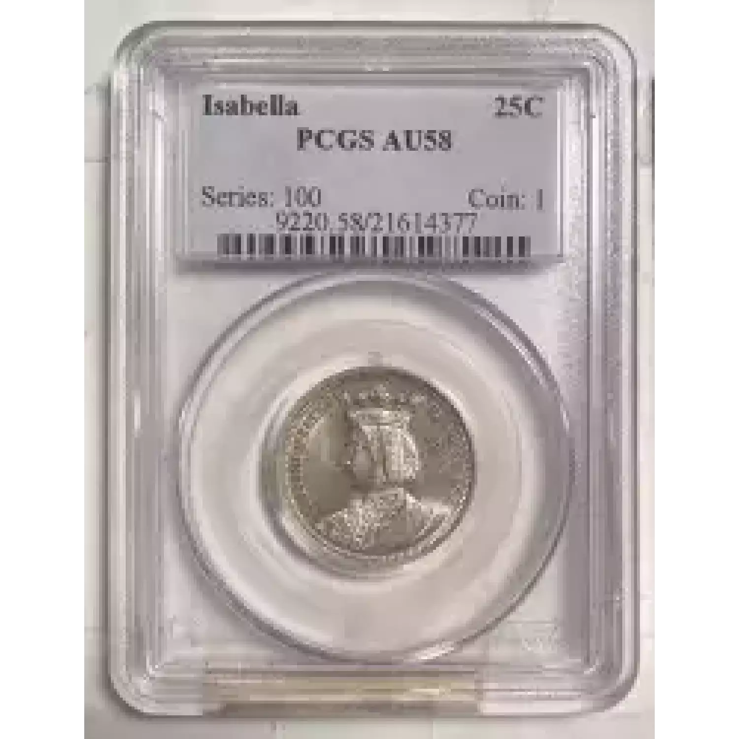 1893 Classic Commemorative World's Columbian Exposition, Isabella ...
