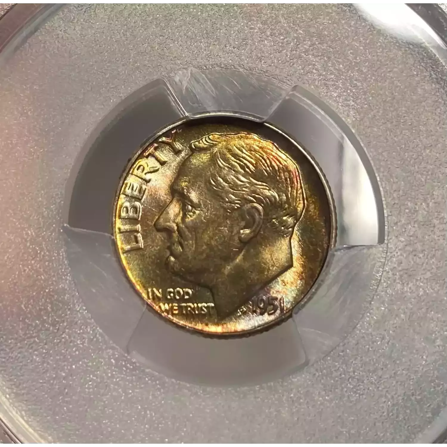 1951 Dimes Roosevelt PCGS MS-66 FB - Bob Paul Rare Coins