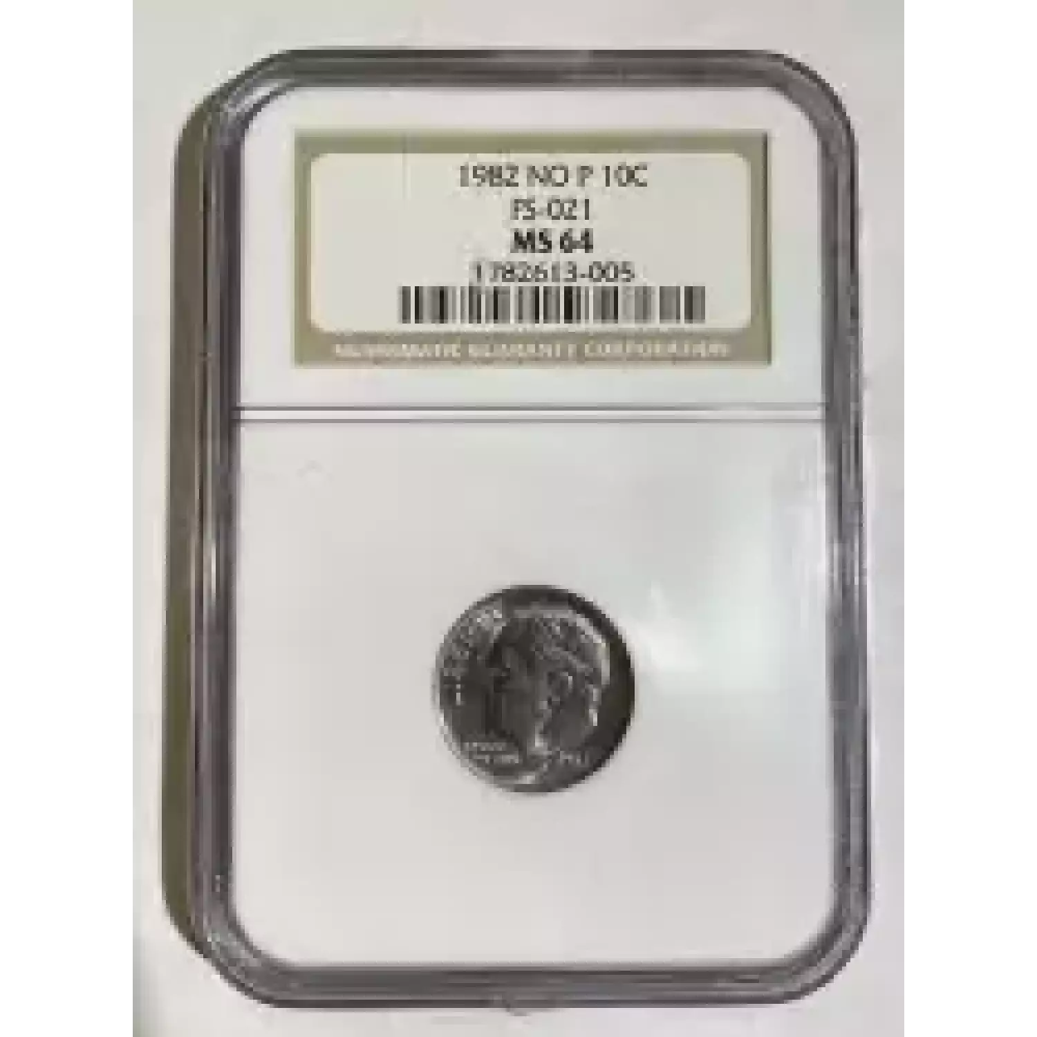 1982 Dimes Roosevelt NGC MS-64 - Bob Paul Rare Coins