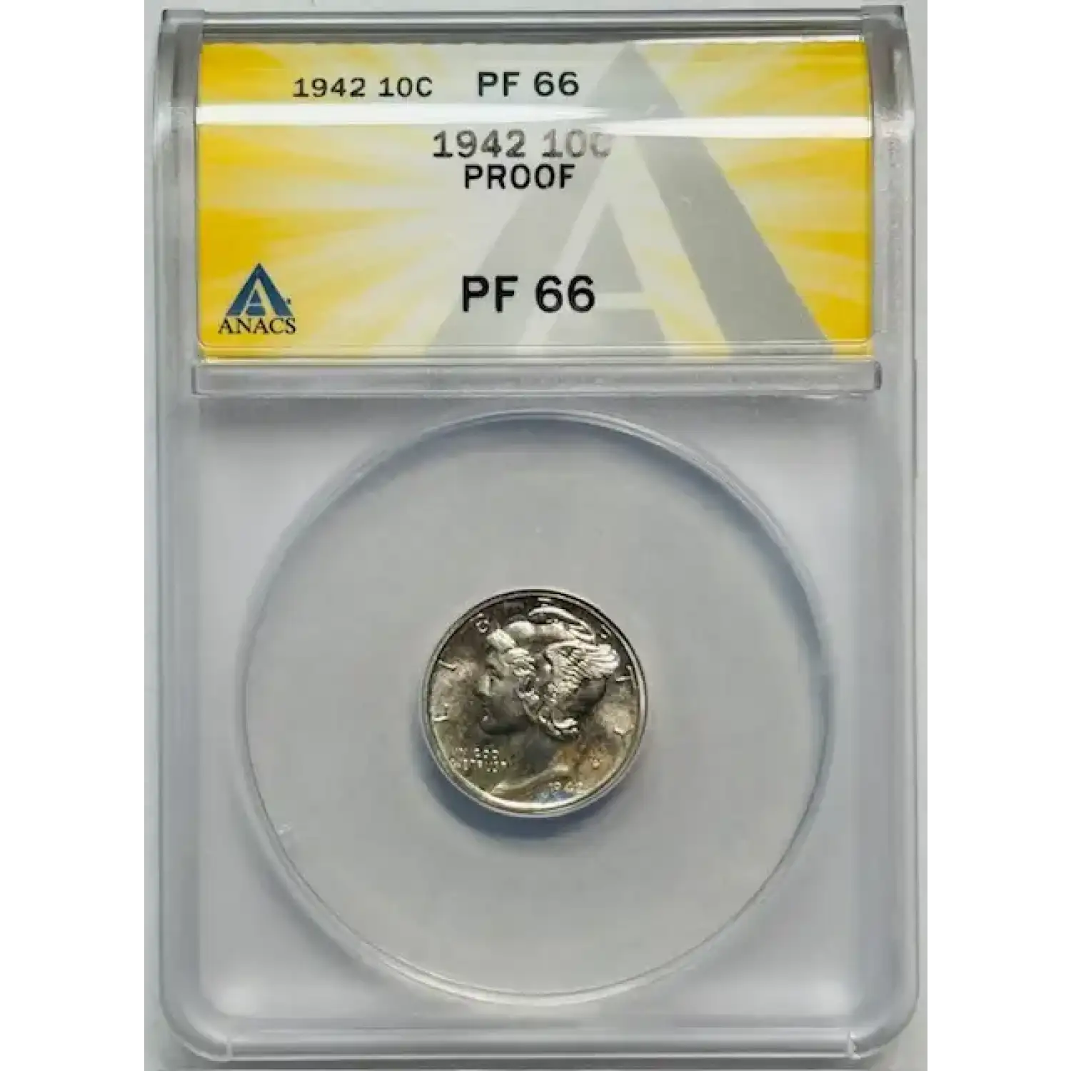1942 Mercury Dime ANACS PR-66 - Bob Paul Rare Coins