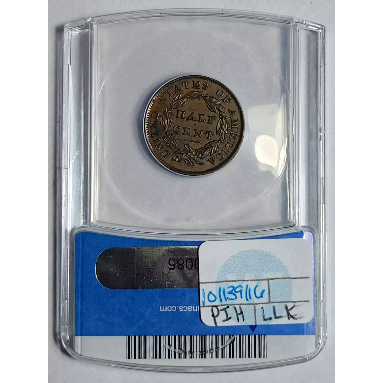 1834 Half Cent Classic Head ANACS AU-55 BN - Bob Paul Rare Coins