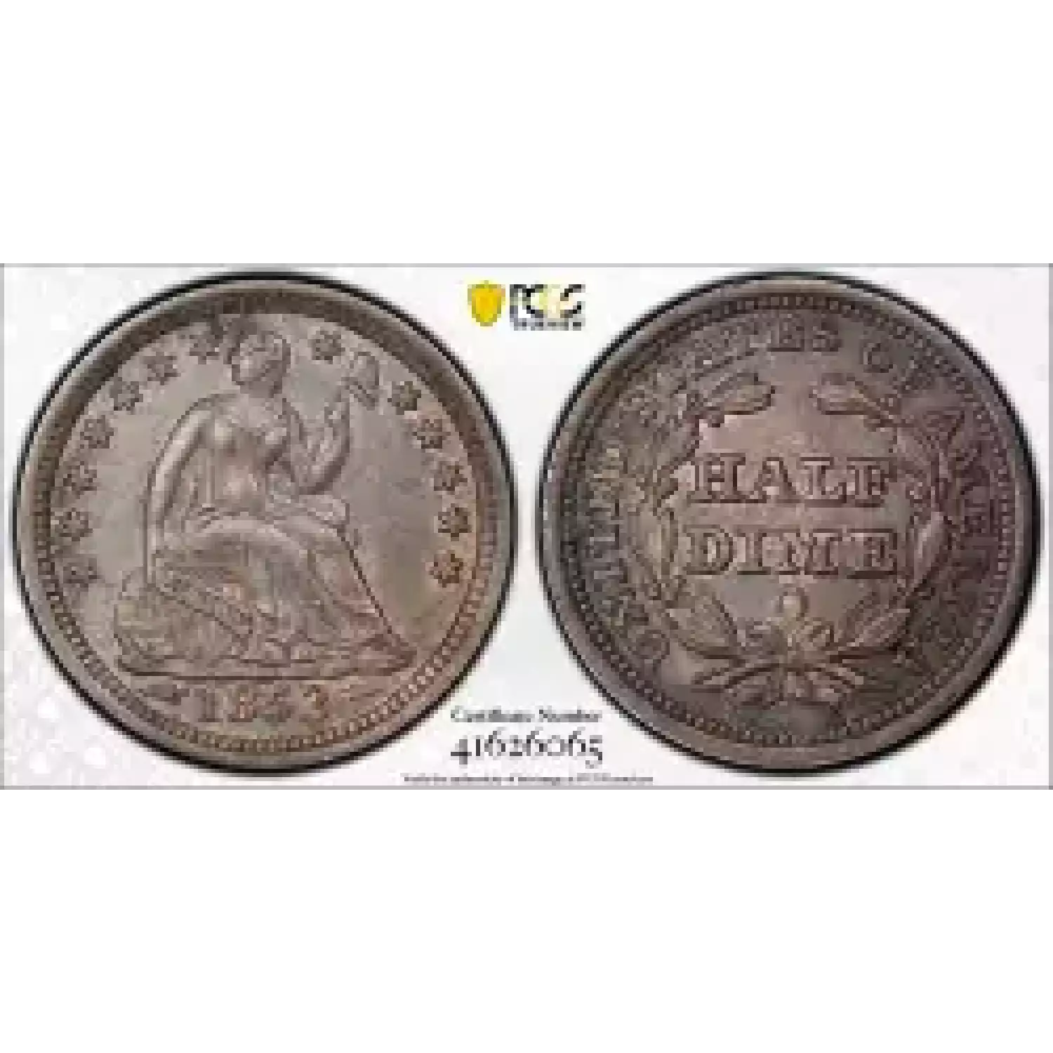 1853-O Liberty Seated Half Dime PCGS MS-62 Arrows - Bob Paul Rare Coins