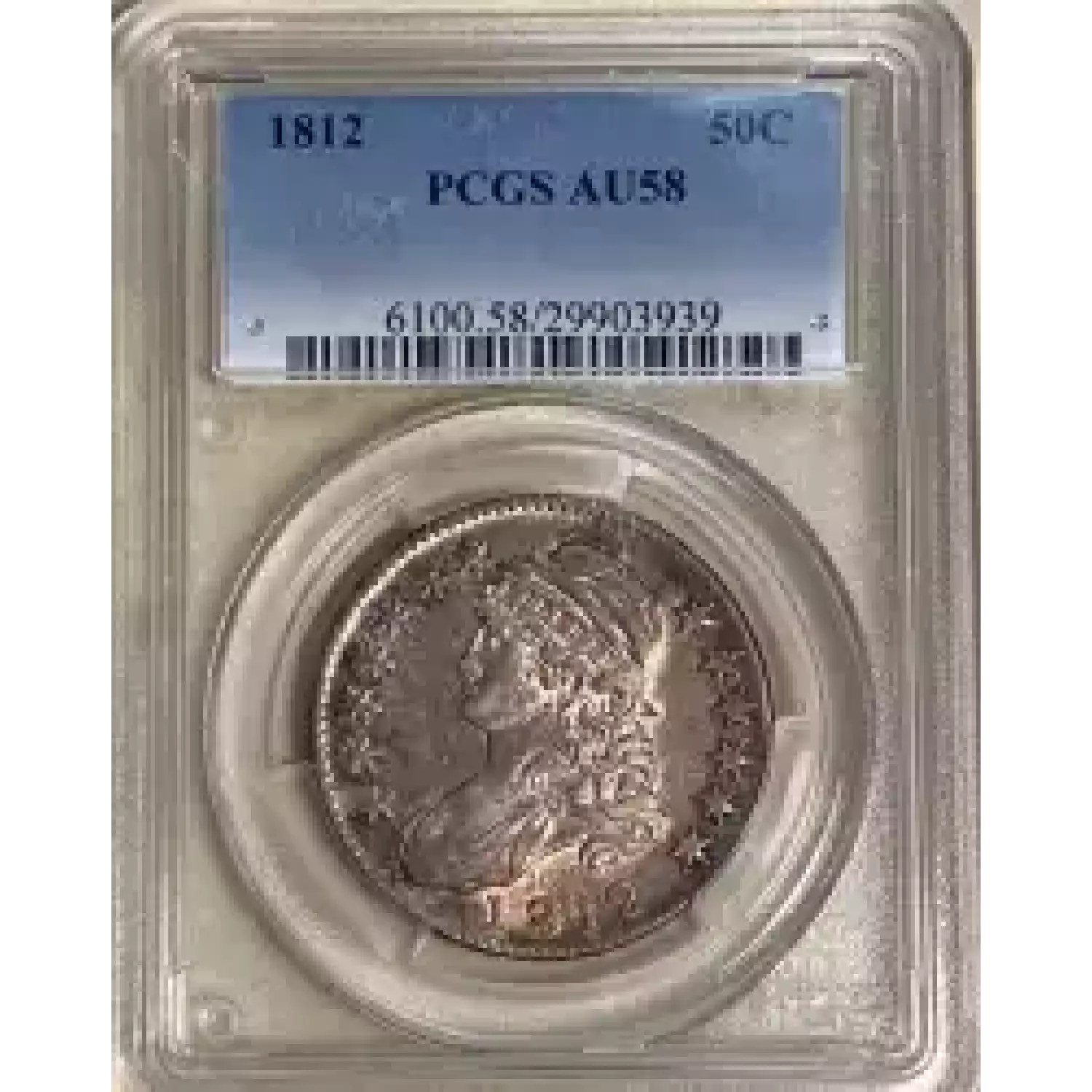1812 Capped Bust Half Dollars PCGS AU-58 - Bob Paul Rare Coins