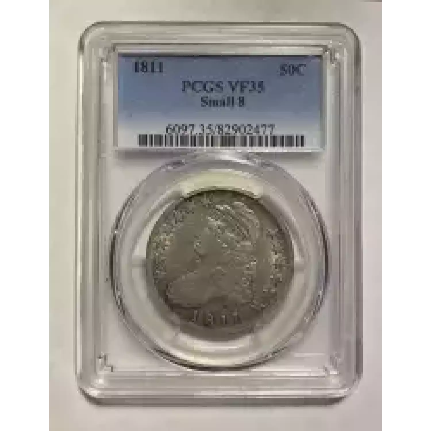 1811 Capped Bust Half Dollars PCGS VF-35 Small 8 - Bob Paul Rare Coins