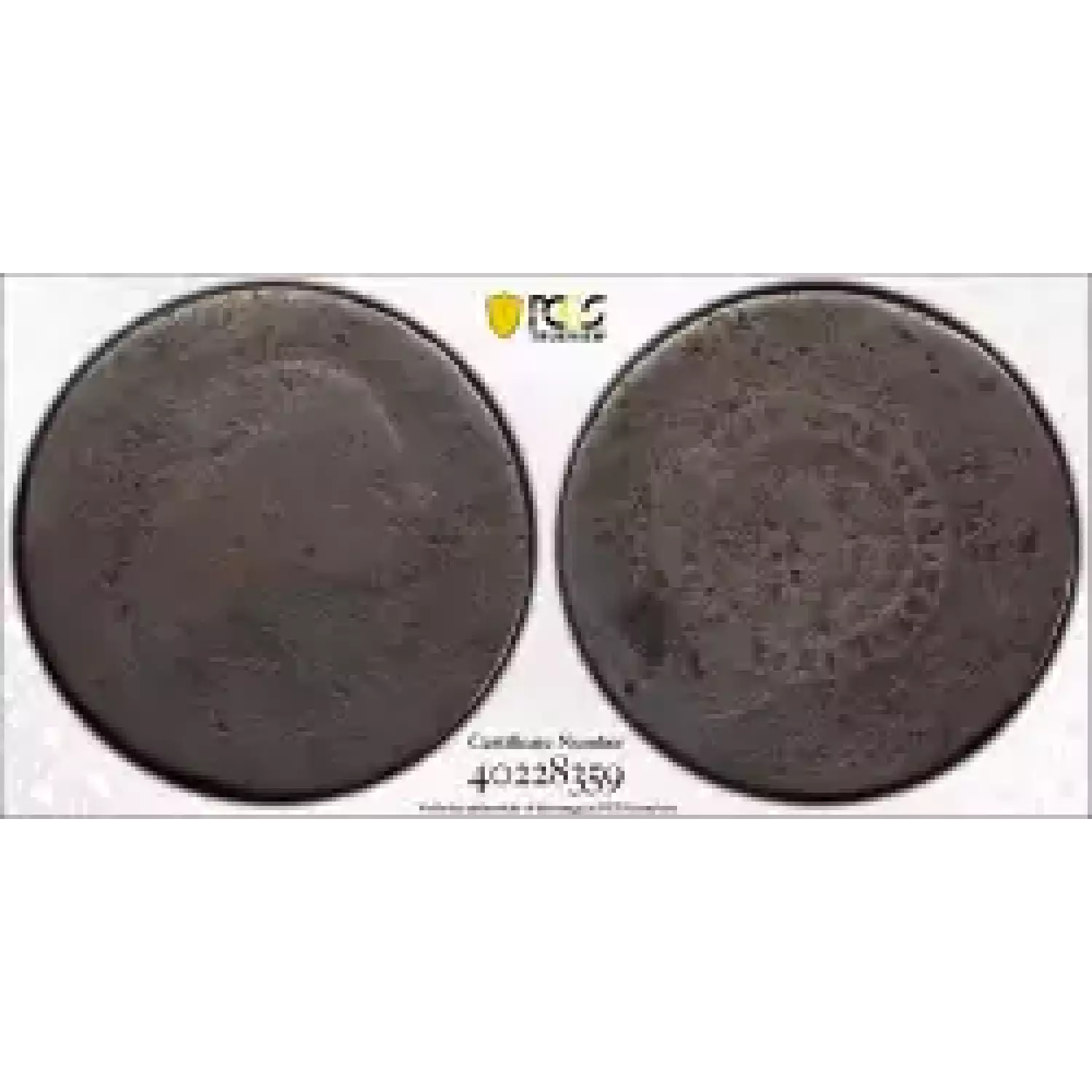 1793 Large Cents Flowing Hair 1793 PCGS PO-1 BN Periods Sheldon 4 - Bob ...