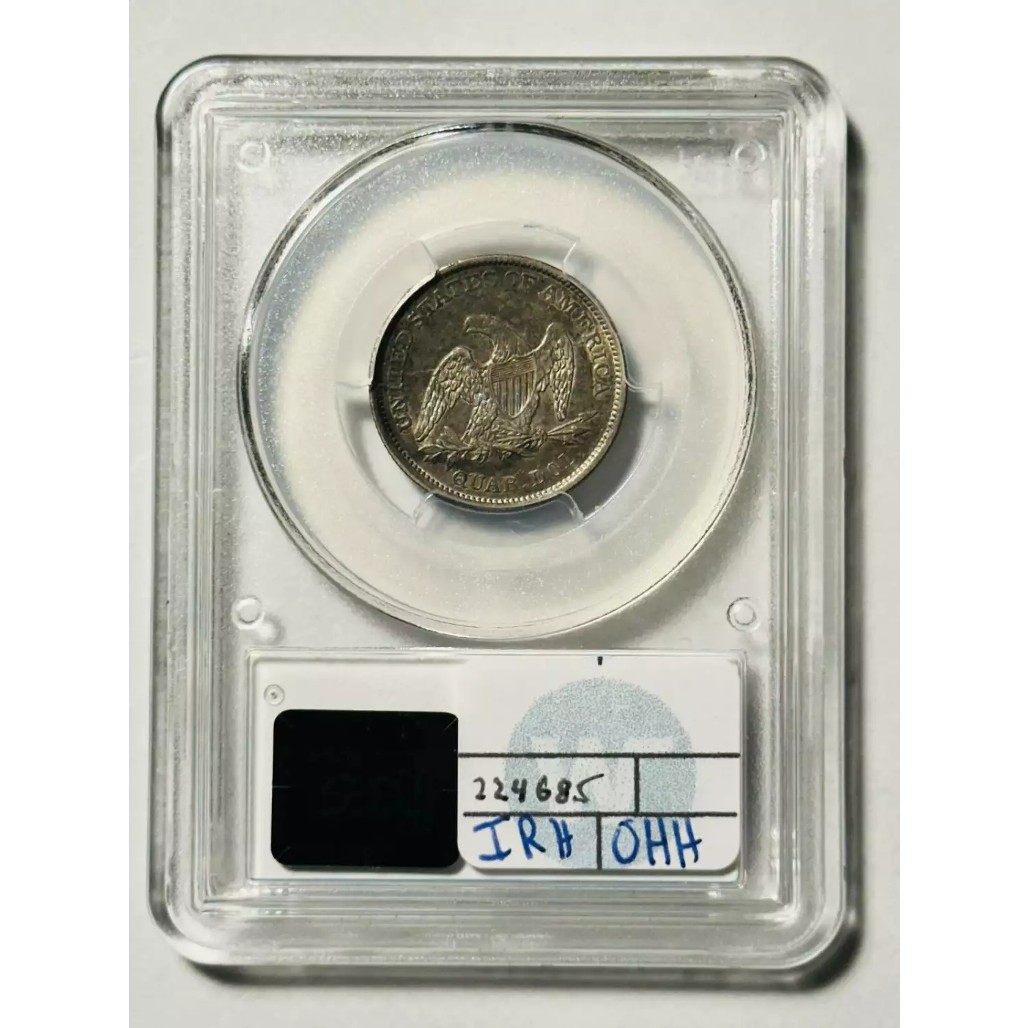 1839 Seated Liberty Quarter PCGS XF-40 No Drapery CAC - Bob Paul Rare Coins