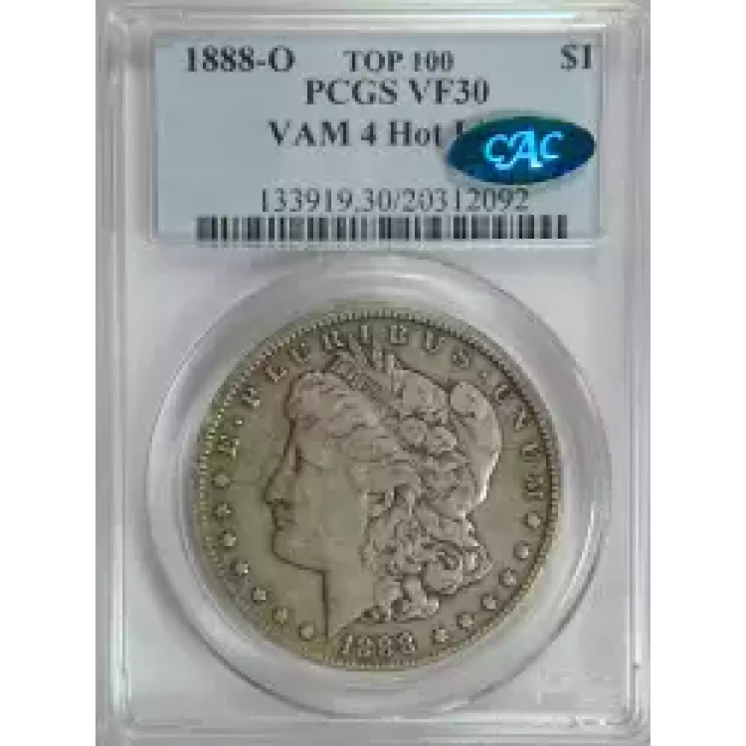 1888-O Doubled Die Obv VAM 4 PCGS VF-30 - Bob Paul Rare Coins