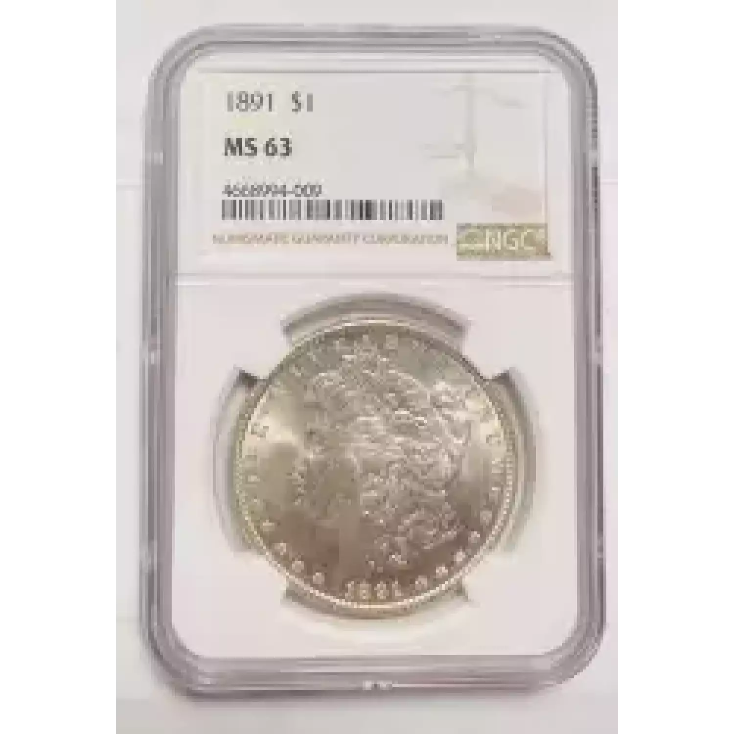 1891 Morgan Silver Dollar NGC MS-63 - Bob Paul Rare Coins
