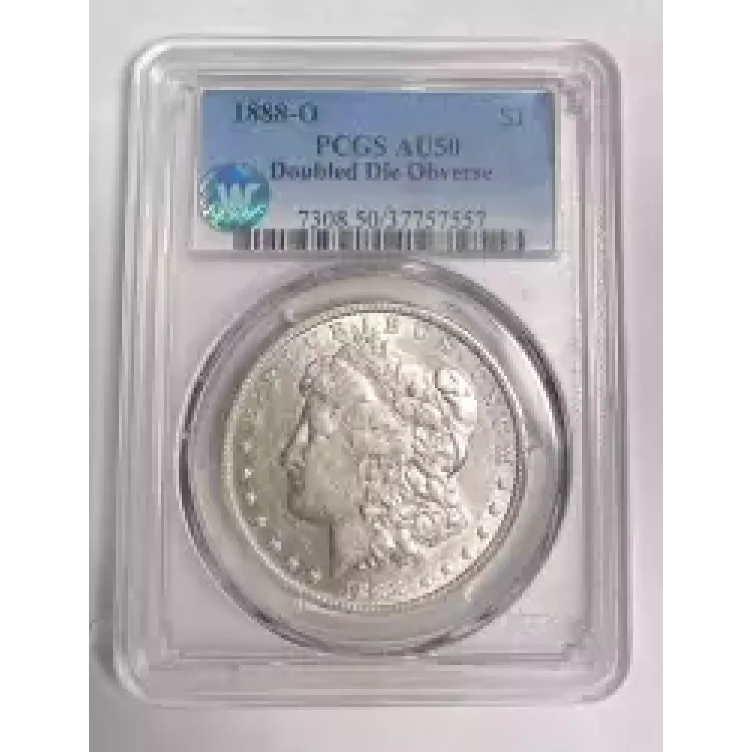 1888-O Morgan Silver Dollar PCGS AU-50 Doubled Die Obv Sight White - Bob Paul Rare Coins