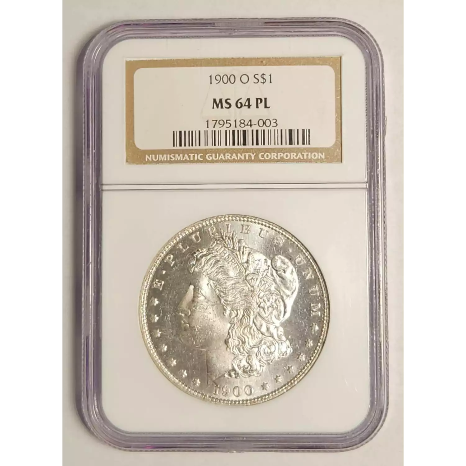 1900-O Morgan Silver Dollar NGC MS-64 PL - BETTER DATE PL - Bob Paul Rare Coins