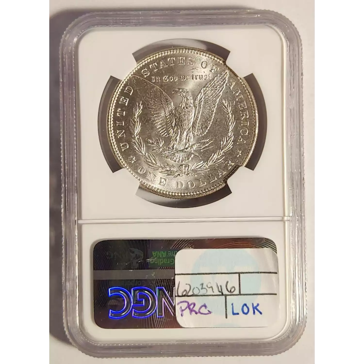 1888 Morgan Silver Dollar NGC MS-64 DDR - VAM - 16A - WREATH AND GOUGE - HOT 50 Sight White ...