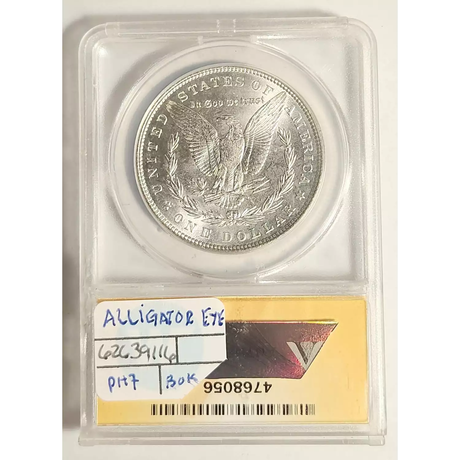 1887 Morgan Silver Dollar ANACS MS-64 VAM 12 - ALLIGATOR EYE - DDO ...