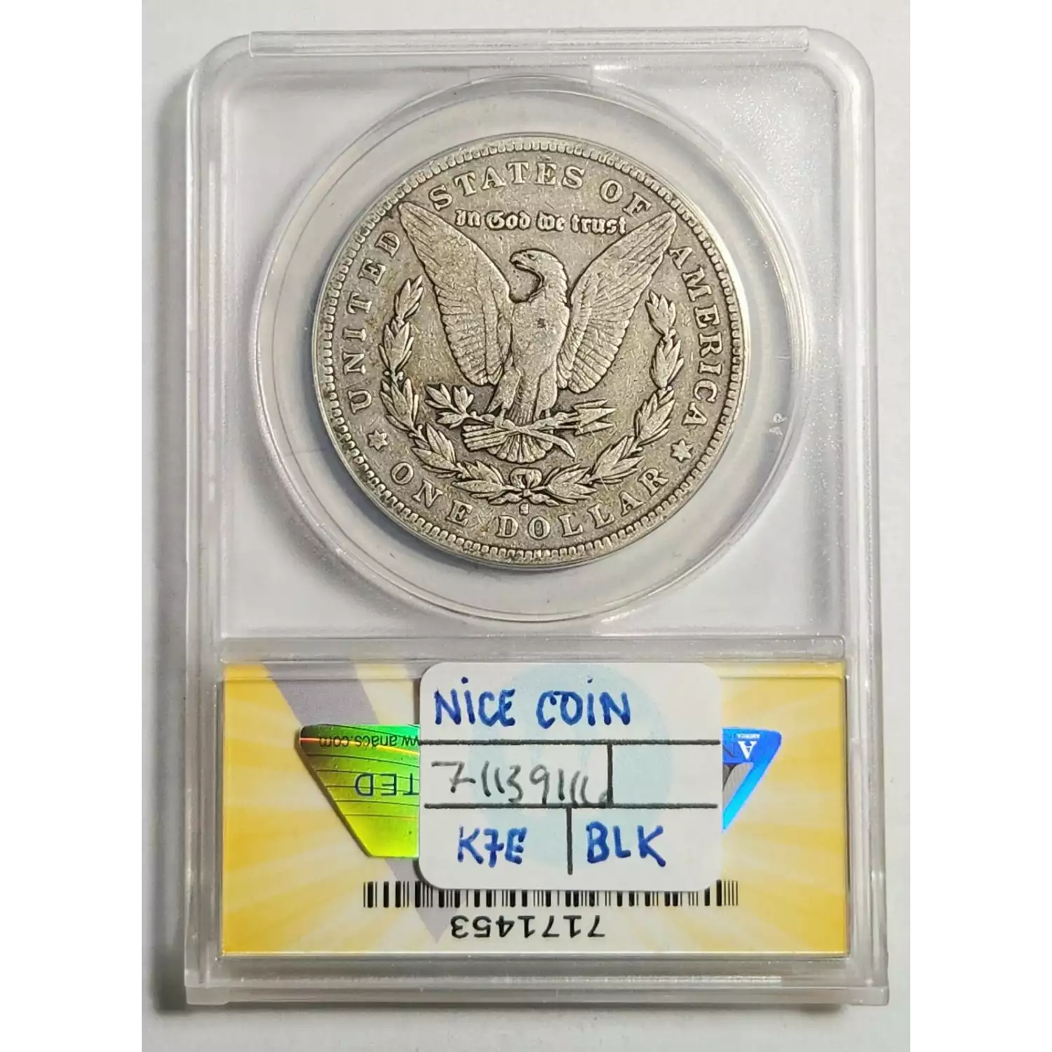 1896-S Morgan Silver Dollar ANACS F-15 NICE COIN! - Bob Paul Rare Coins
