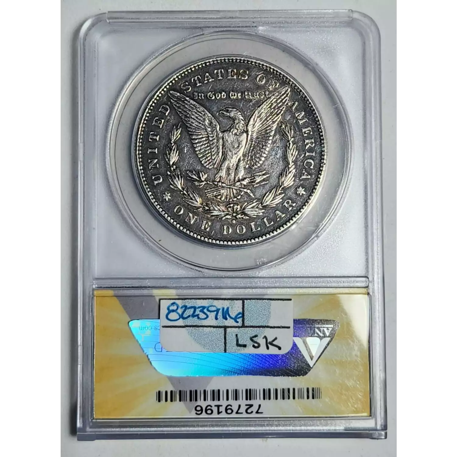 1879-S Morgan Silver Dollar ANACS AU-50 REVERSE OF 1878 - TOP 100 - Bob Paul Rare Coins