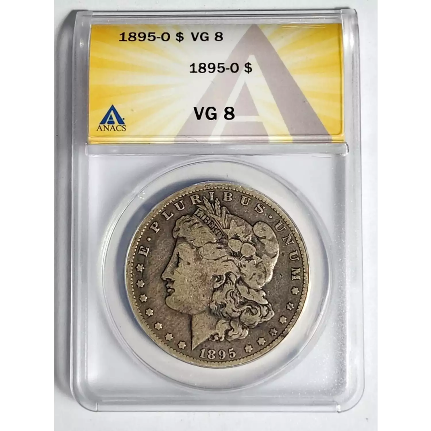 1895-O Morgan Silver Dollar ANACS VG-8 - Bob Paul Rare Coins