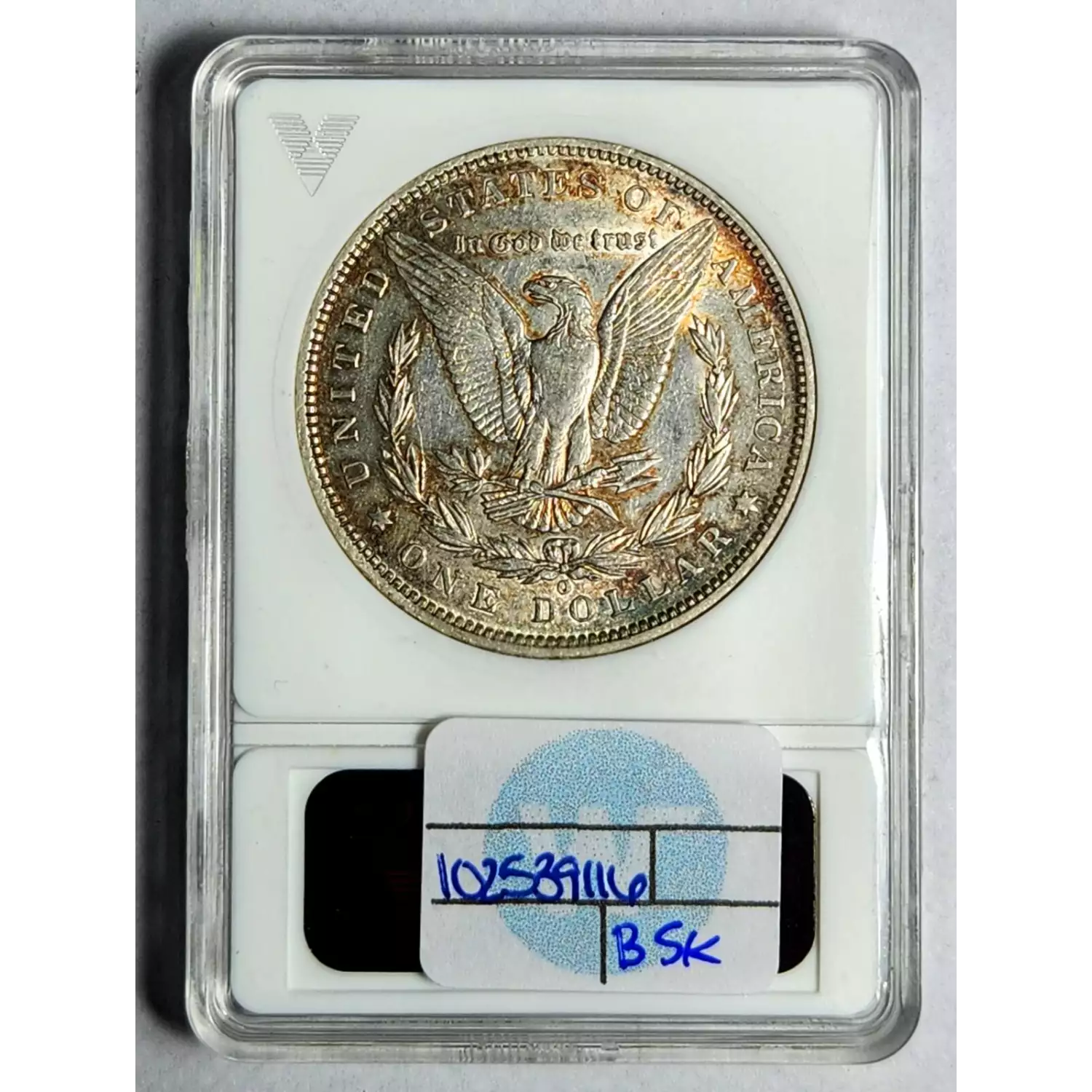 1886-O Morgan Silver Dollar ANACS AU-50 - OLD HOLDER - Bob Paul Rare Coins