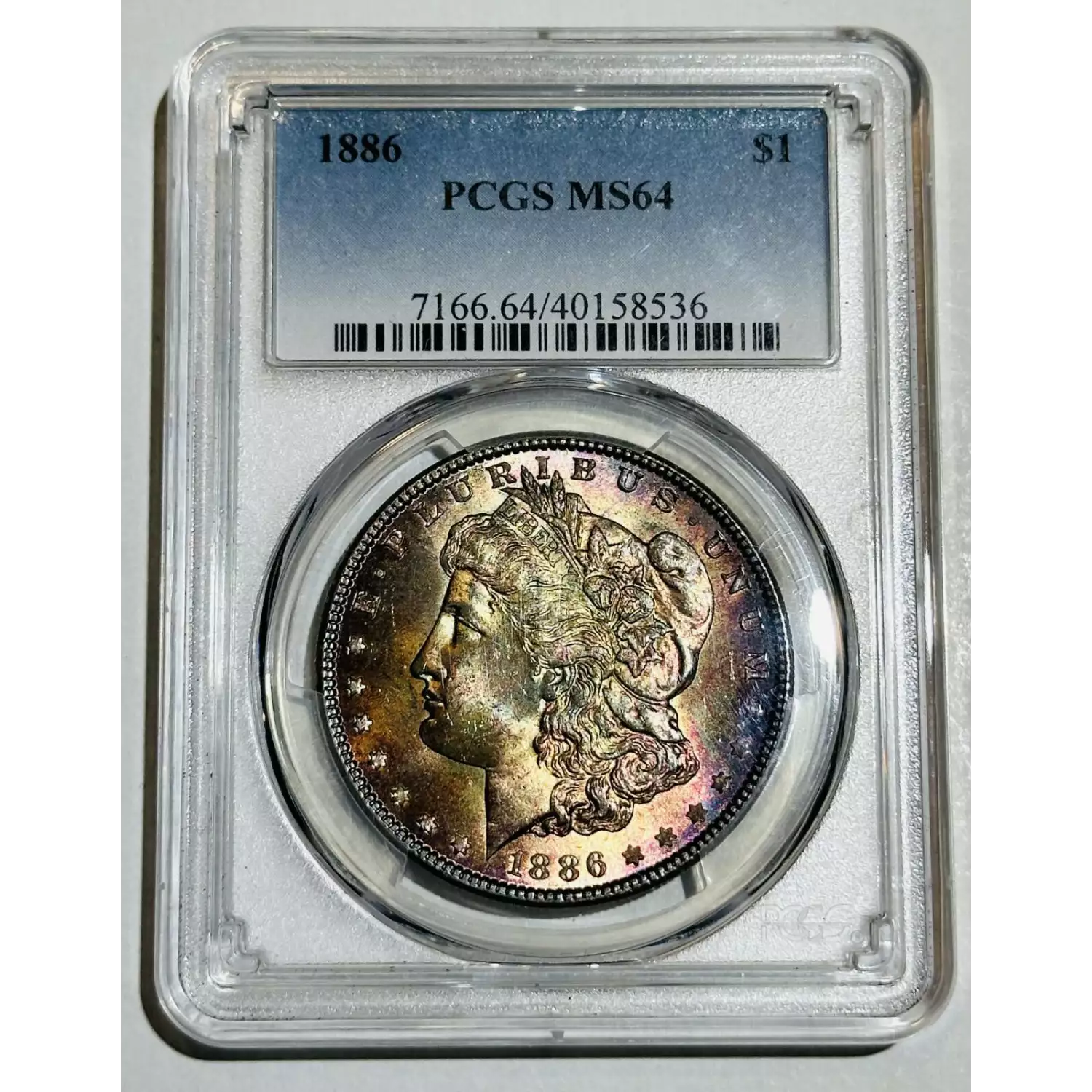 1886 Morgan Silver Dollar PCGS MS-64 - Bob Paul Rare Coins