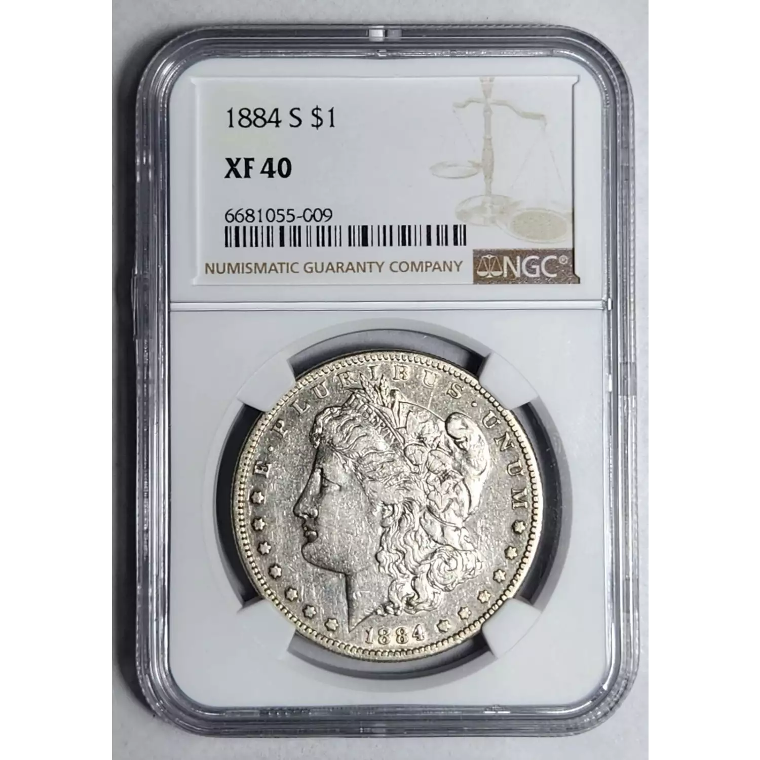 1884-S Morgan Silver Dollar NGC XF-40 - Bob Paul Rare Coins