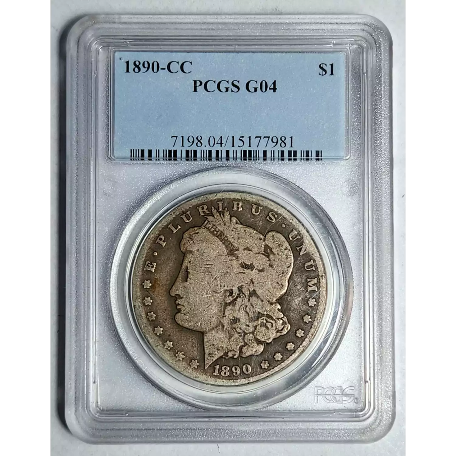 1890-CC Morgan Silver Dollar PCGS G-4 - Bob Paul Rare Coins