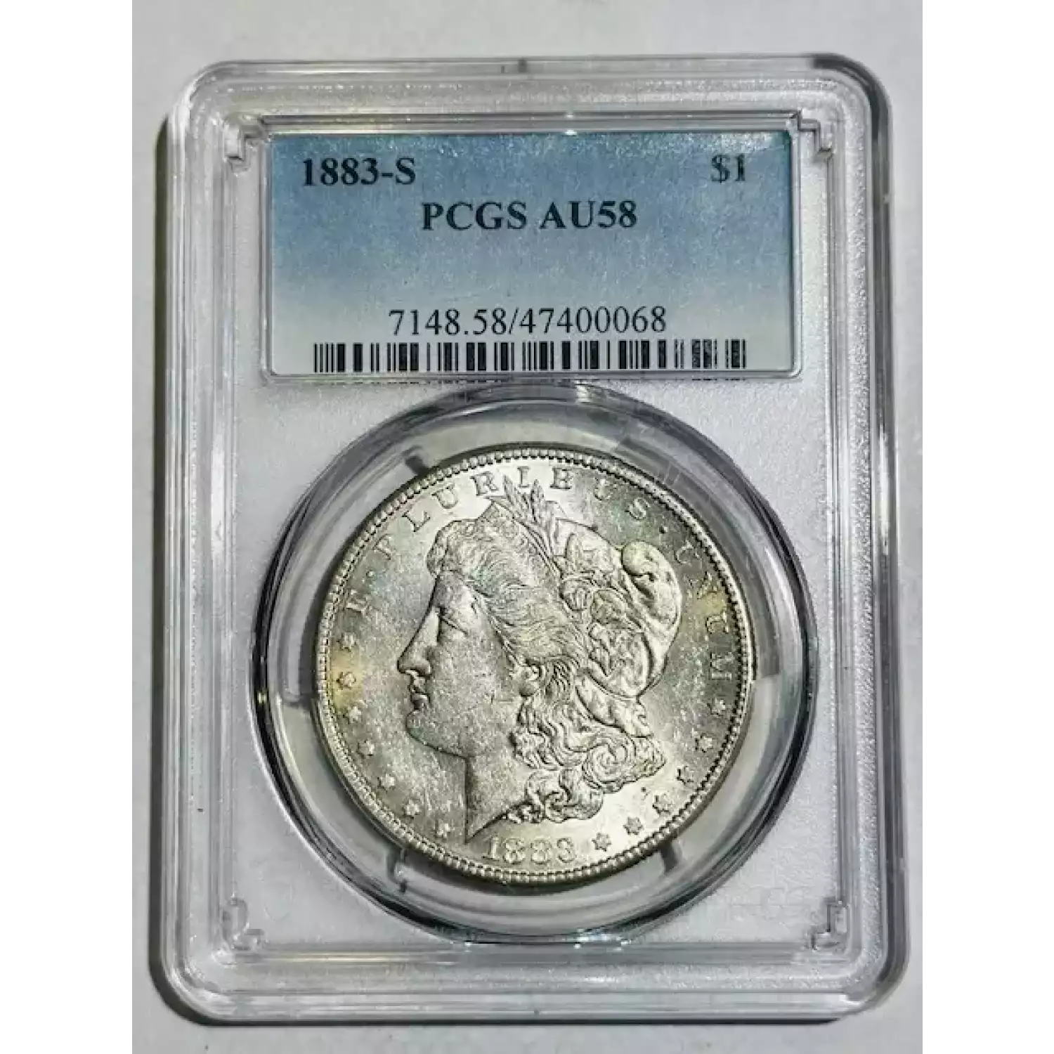 1883-S Morgan Silver Dollar PCGS AU-58 - Bob Paul Rare Coins
