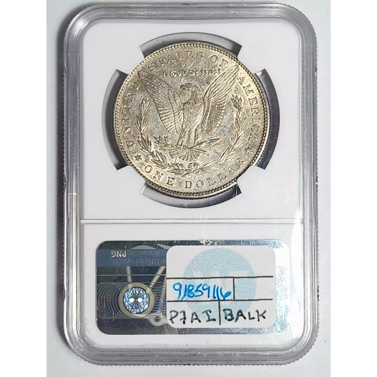 1890-CC Morgan Silver Dollar NGC AU-55 - VAM-4 - TAIIL BAR - TOP 100 - Bob Paul Rare Coins