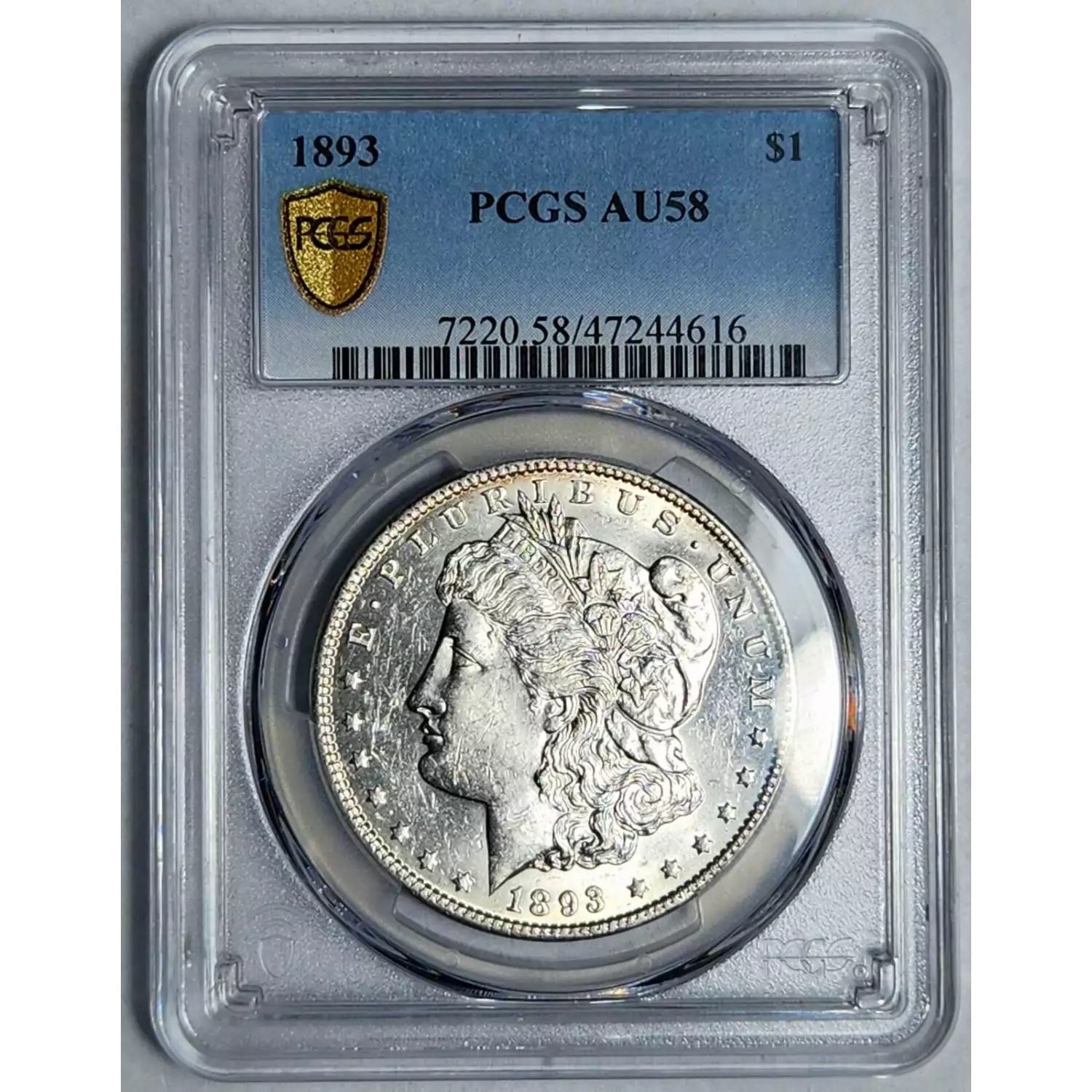 1893 Morgan Silver Dollar PCGS AU-58 - Bob Paul Rare Coins