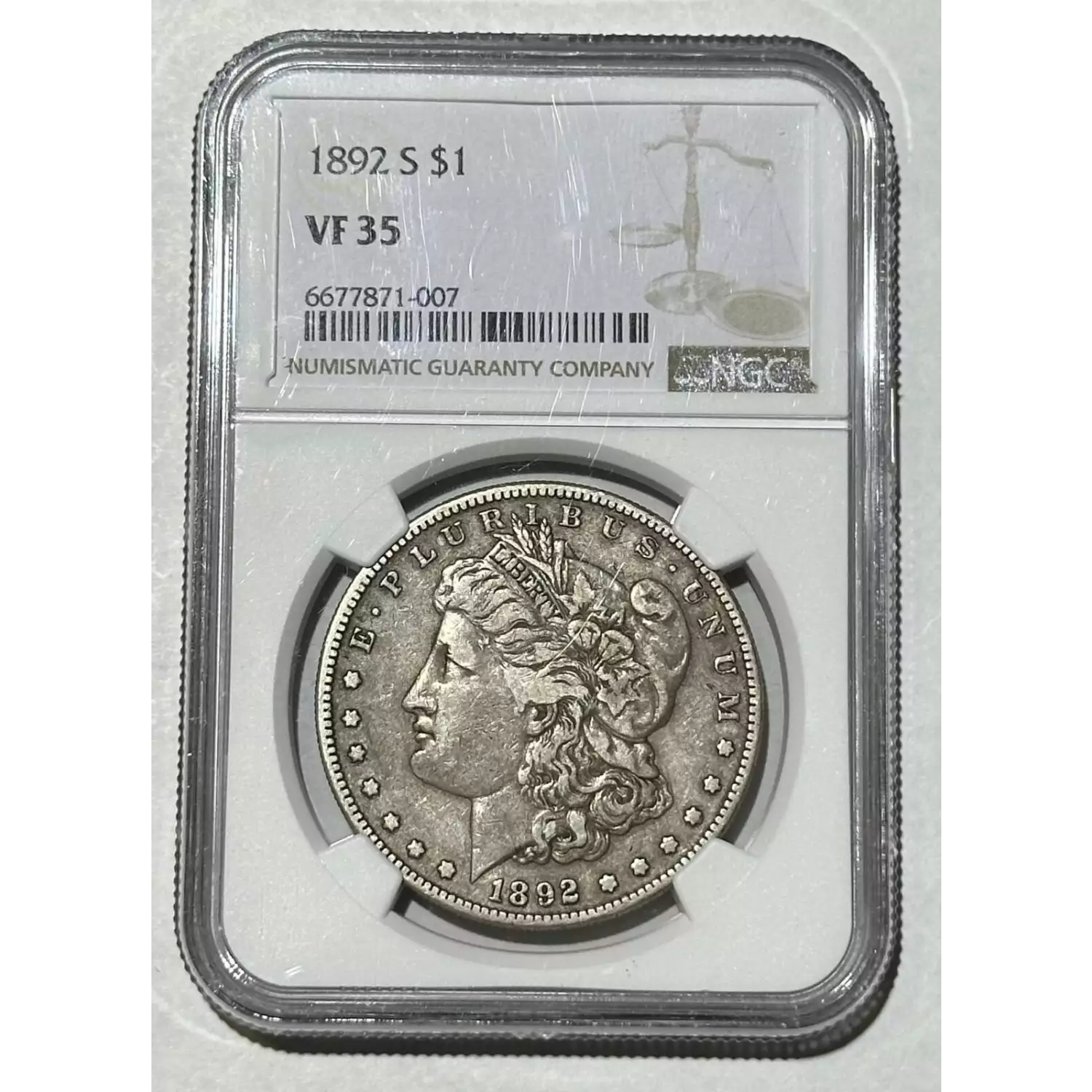 1892-S NGC VF-35 Morgan Silver Dollar - Bob Paul Rare Coins
