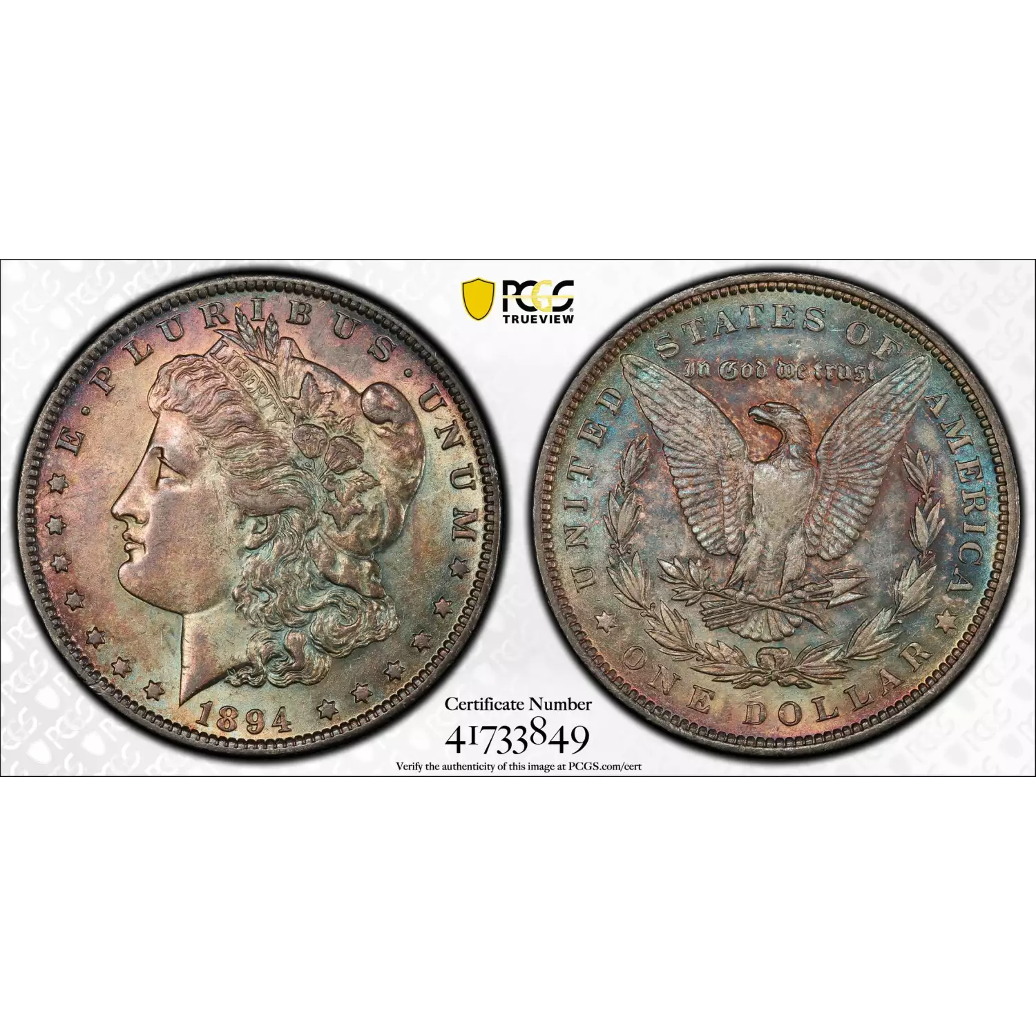 1894 Morgan Silver Dollar PCGS AU-55 - Bob Paul Rare Coins